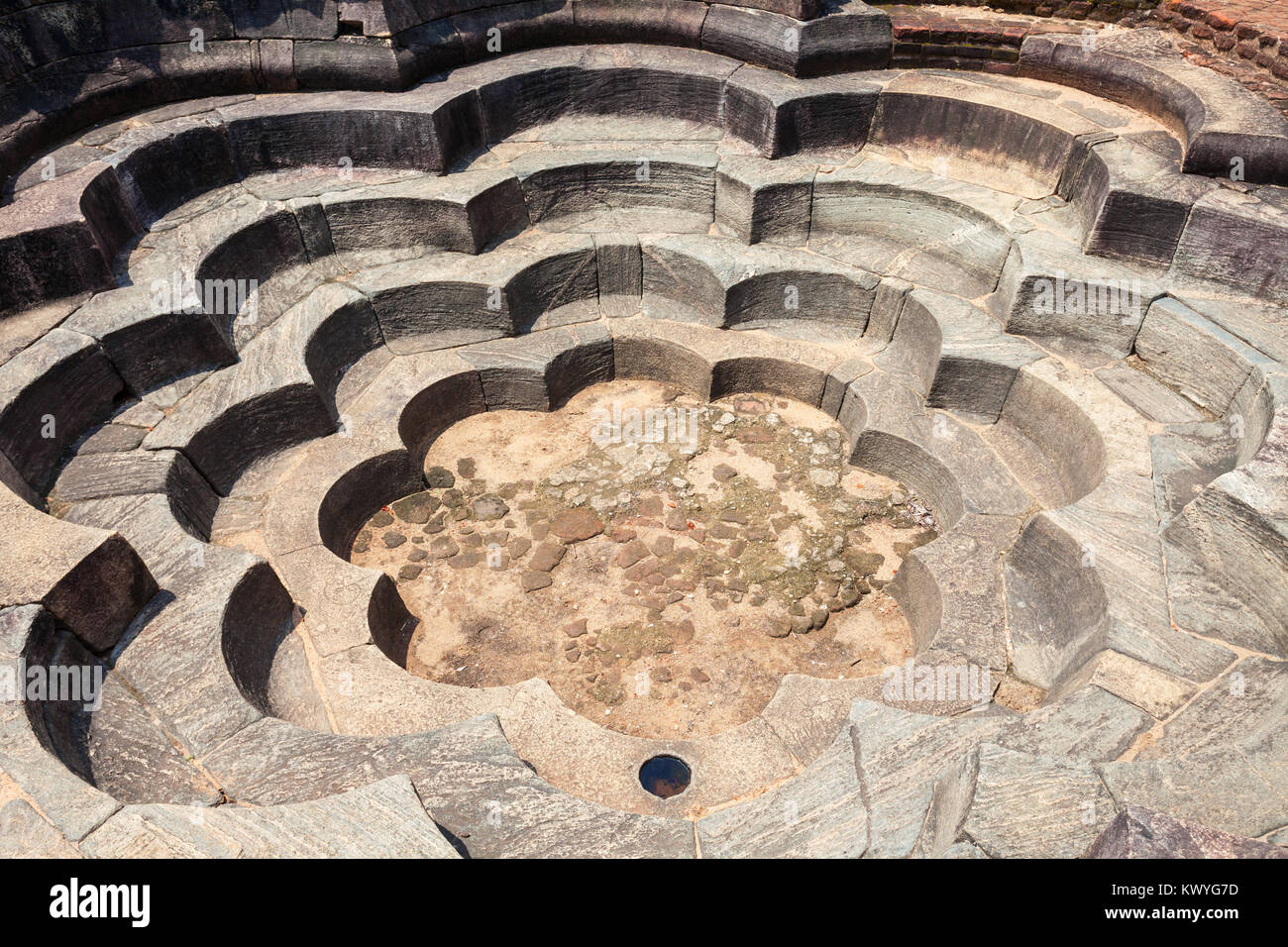 Nelum Pokuna (Lotus Pond) are the baths in Polonnaruwa ancient city ...