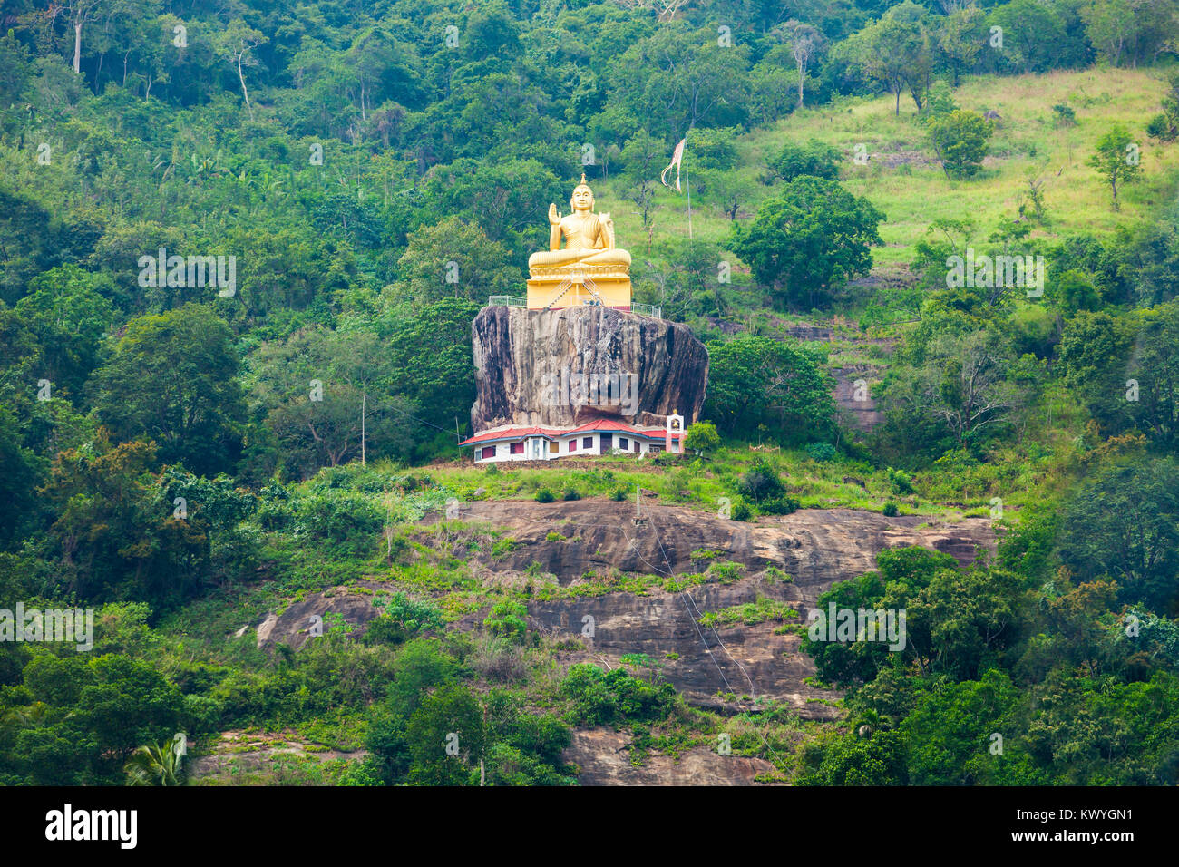 The Aluvihara Rock Temple or Matale Alu Viharaya is a sacred Buddhist ...