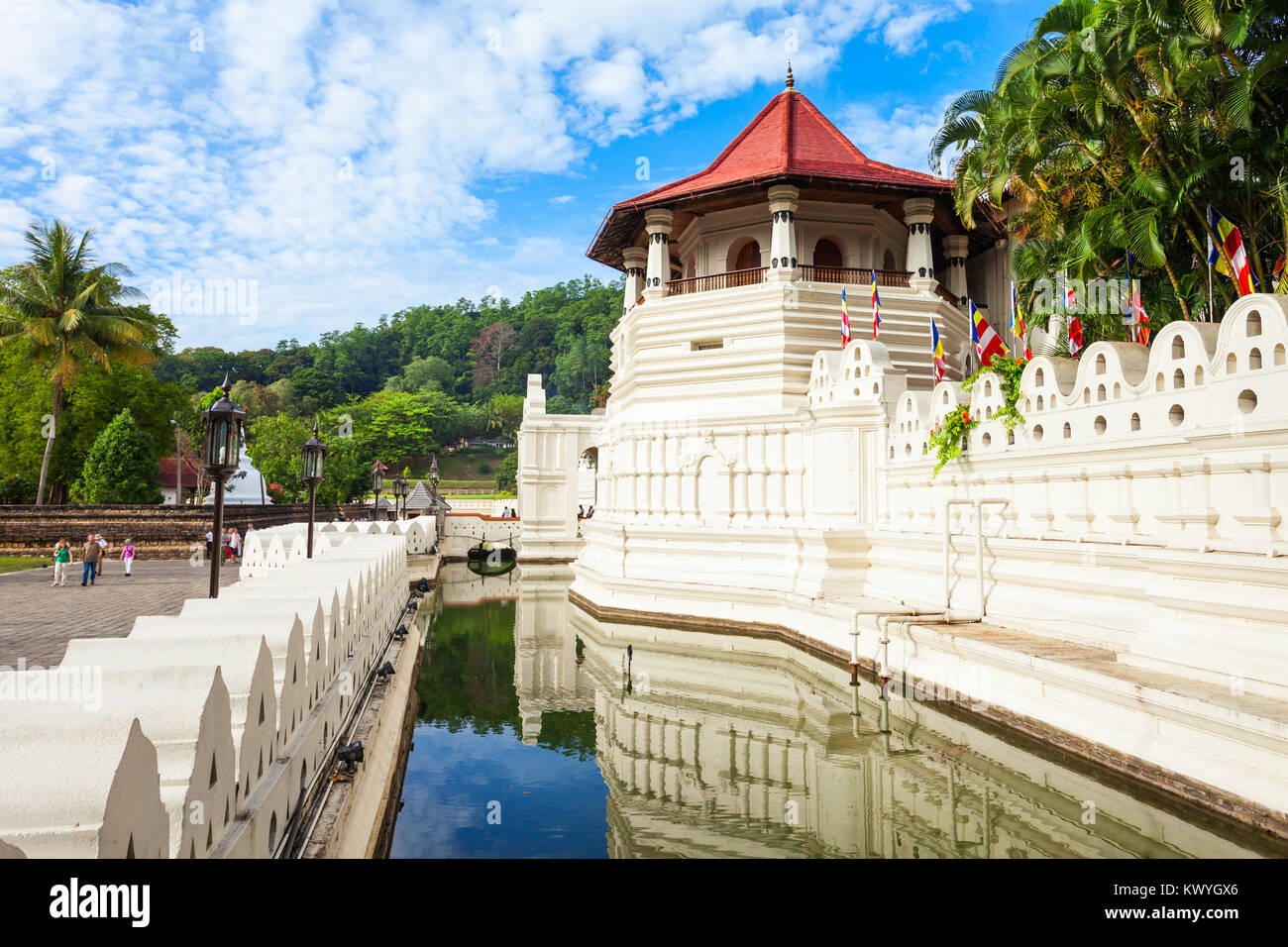 Temple of the Sacred Tooth Relic or Sri Dalada Maligawa in Kandy, Sri ...