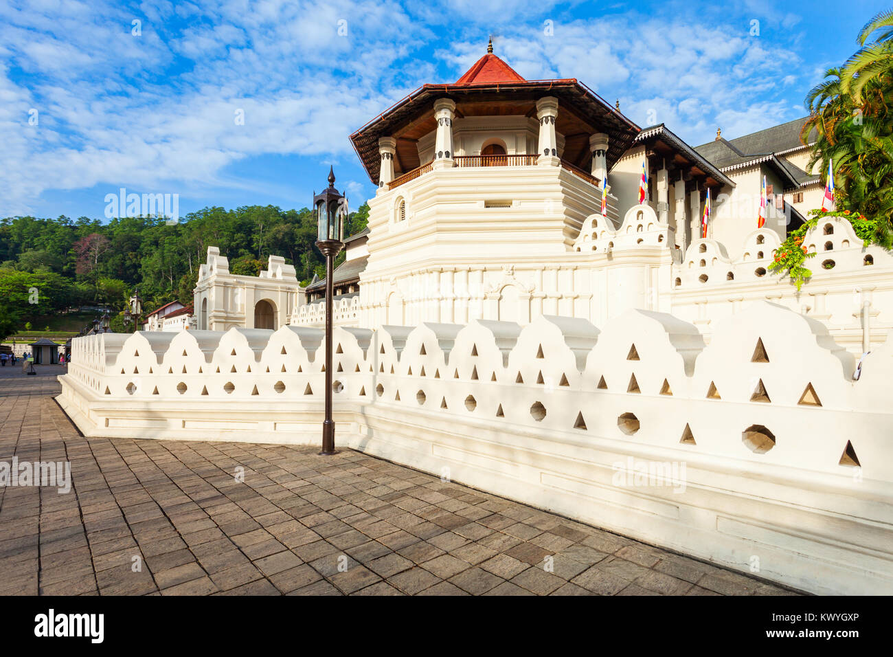 Temple of the Sacred Tooth Relic or Sri Dalada Maligawa in Kandy, Sri ...