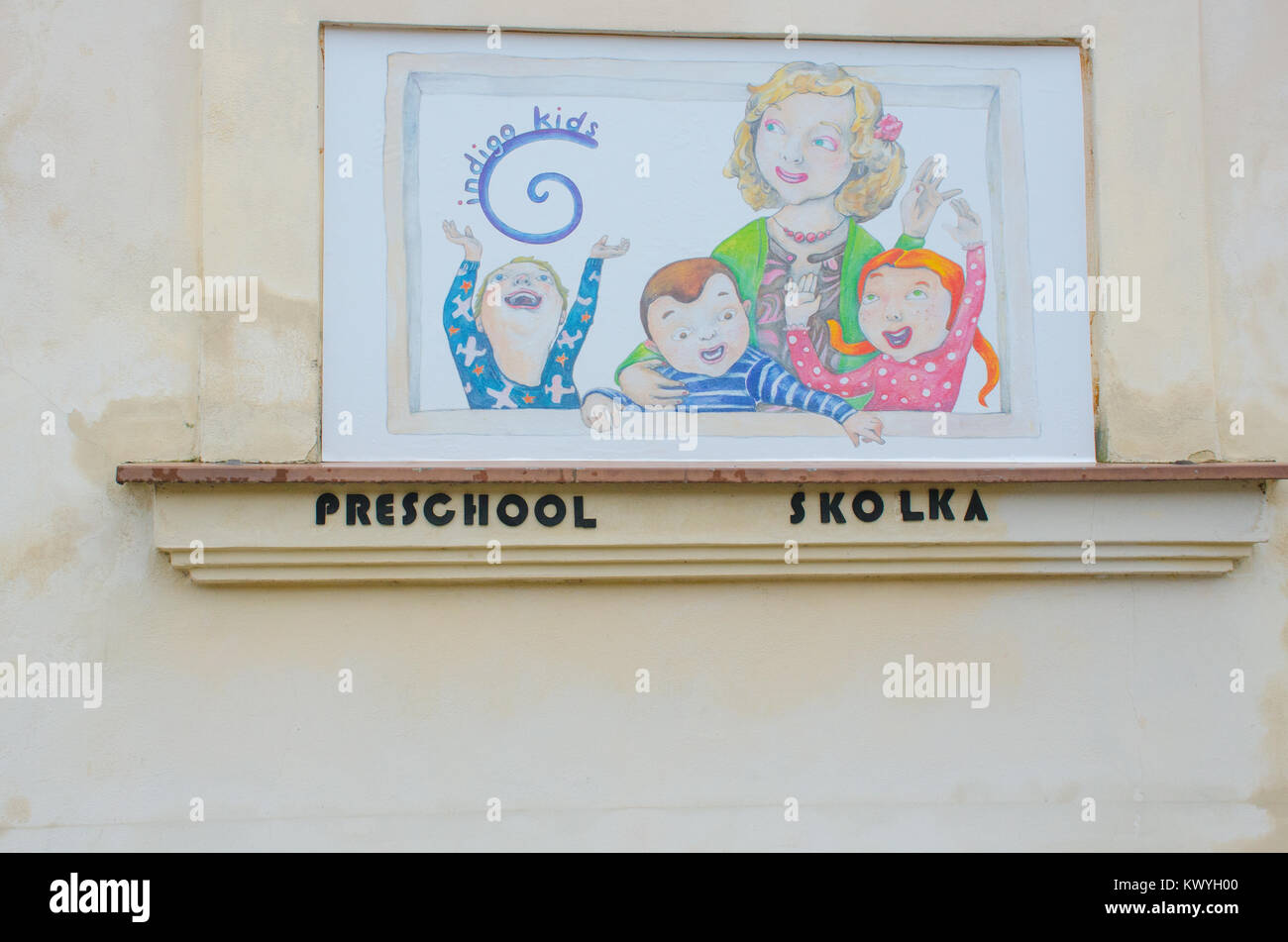 Pre school sign hi-res stock photography and images - Alamy