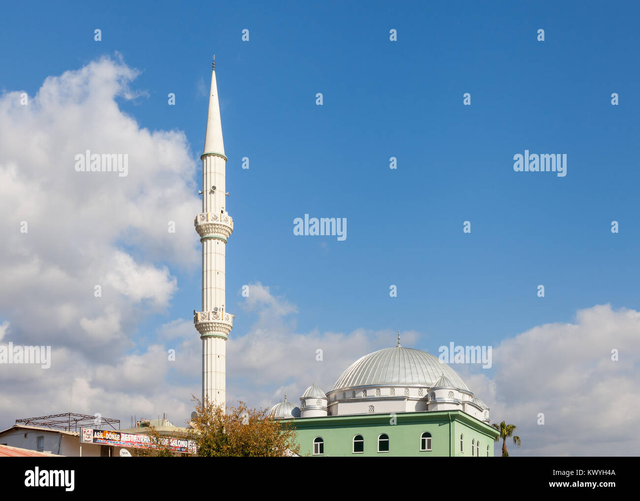Arabi Mosque in Turkler is in the province of Alanya, southern Turkey ...