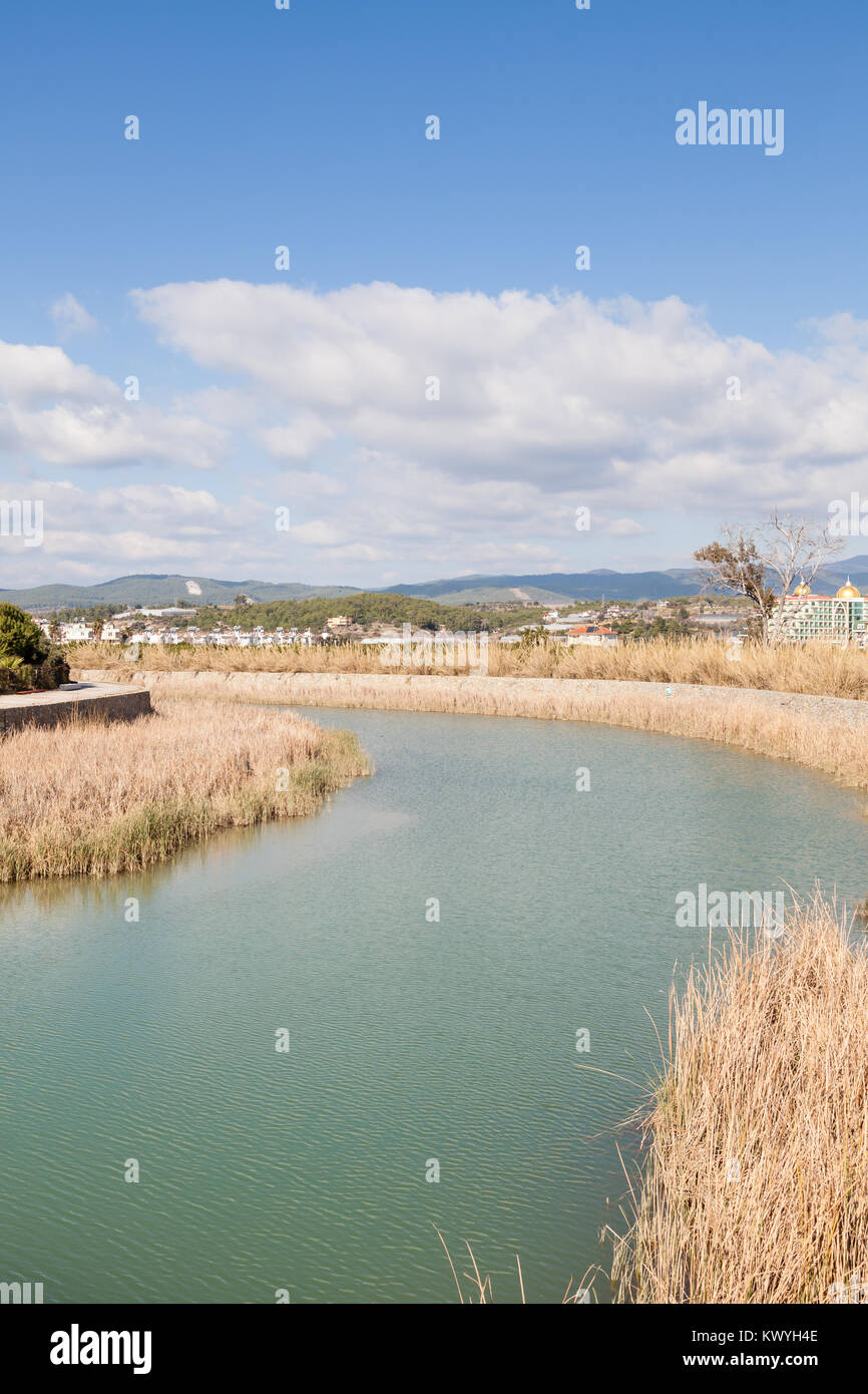 The Kargi River, which originates from the mountains north of Alanya ...