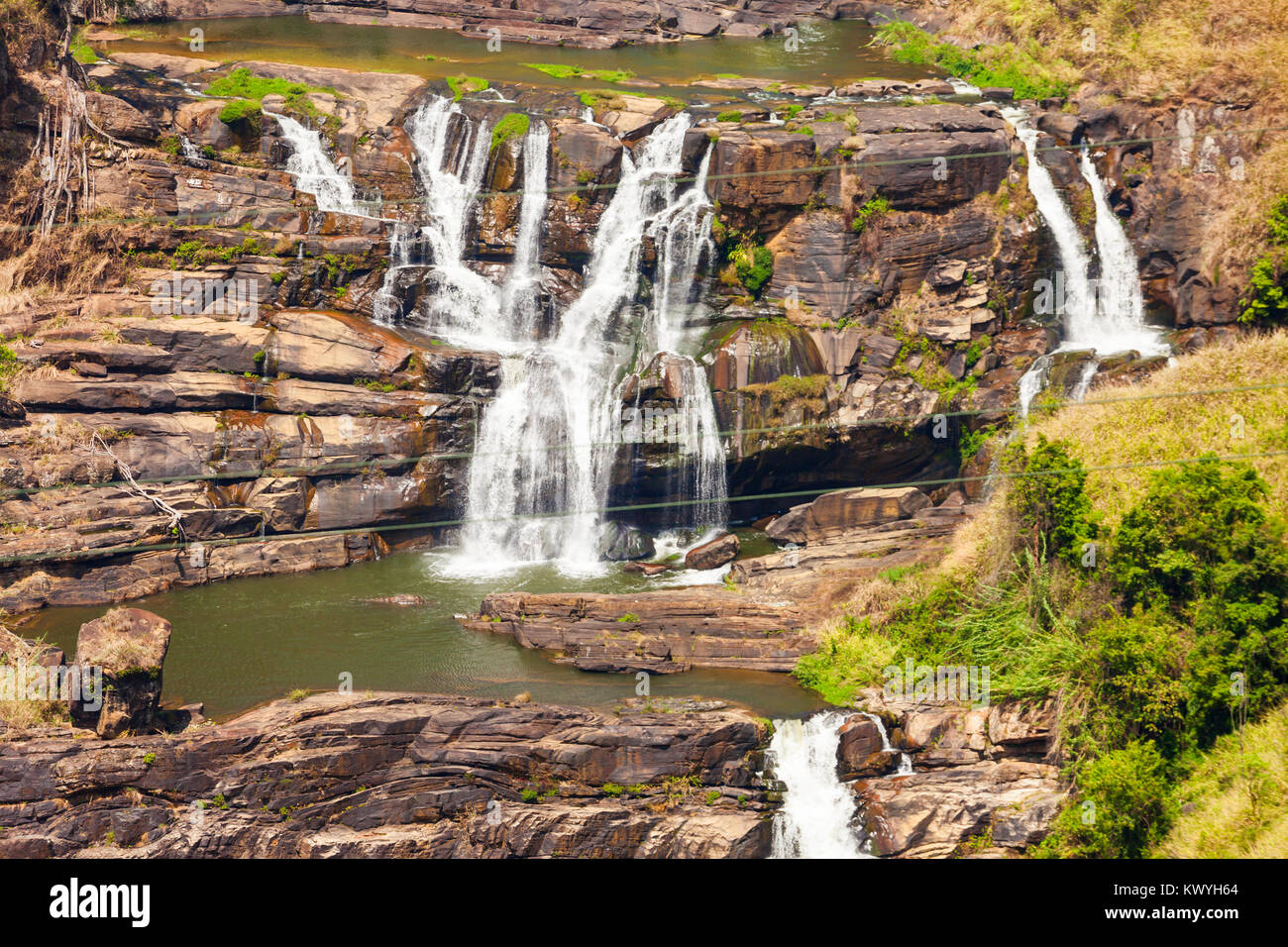 St clair waterfall sri lanka hi-res stock photography and images - Alamy