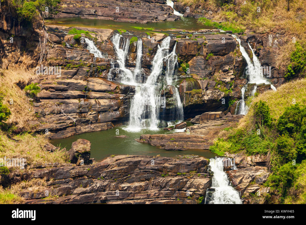 St clair waterfall lanka hi-res stock photography and images - Alamy