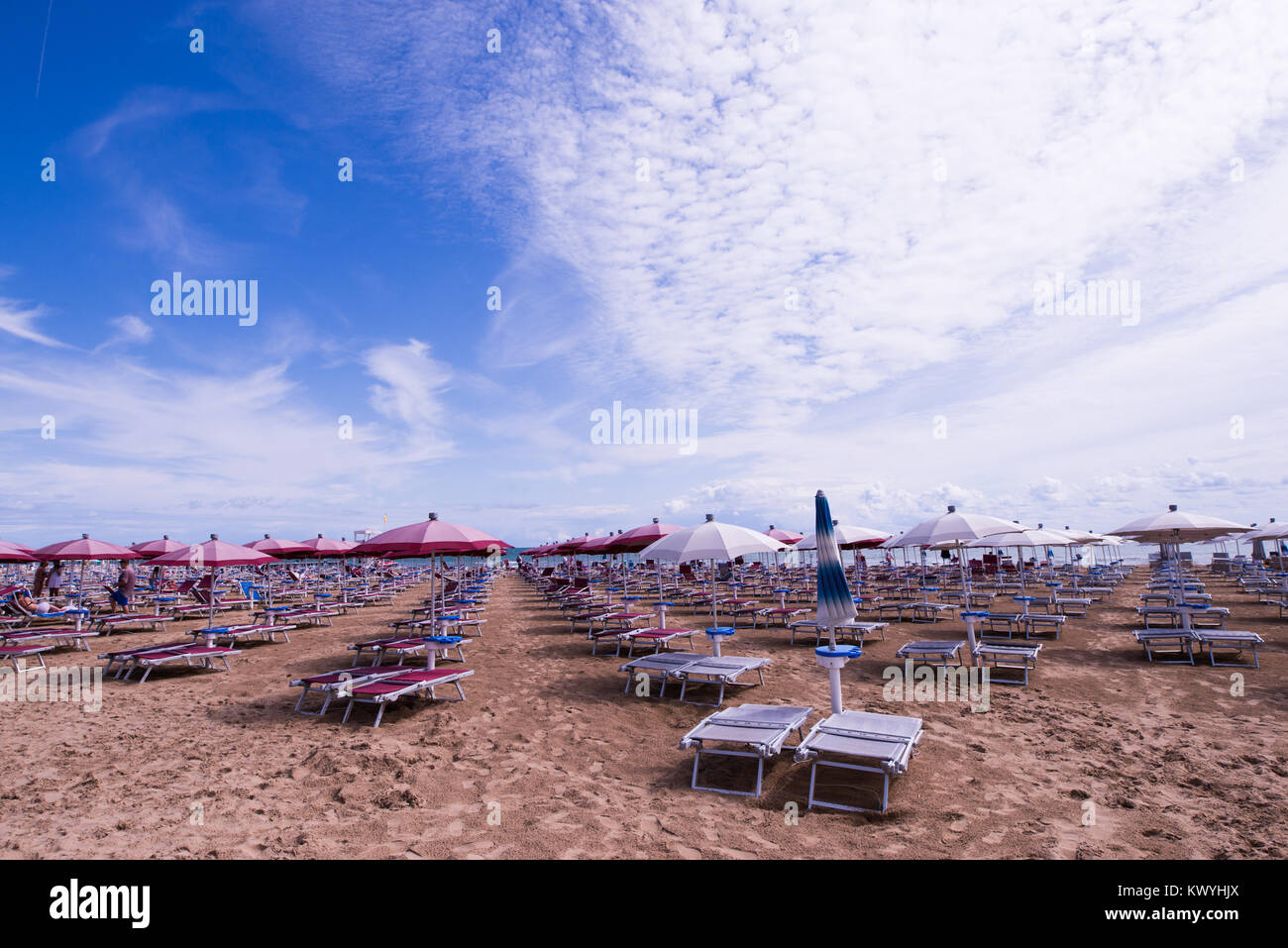 lido di jesolo beach Stock Photo - Alamy