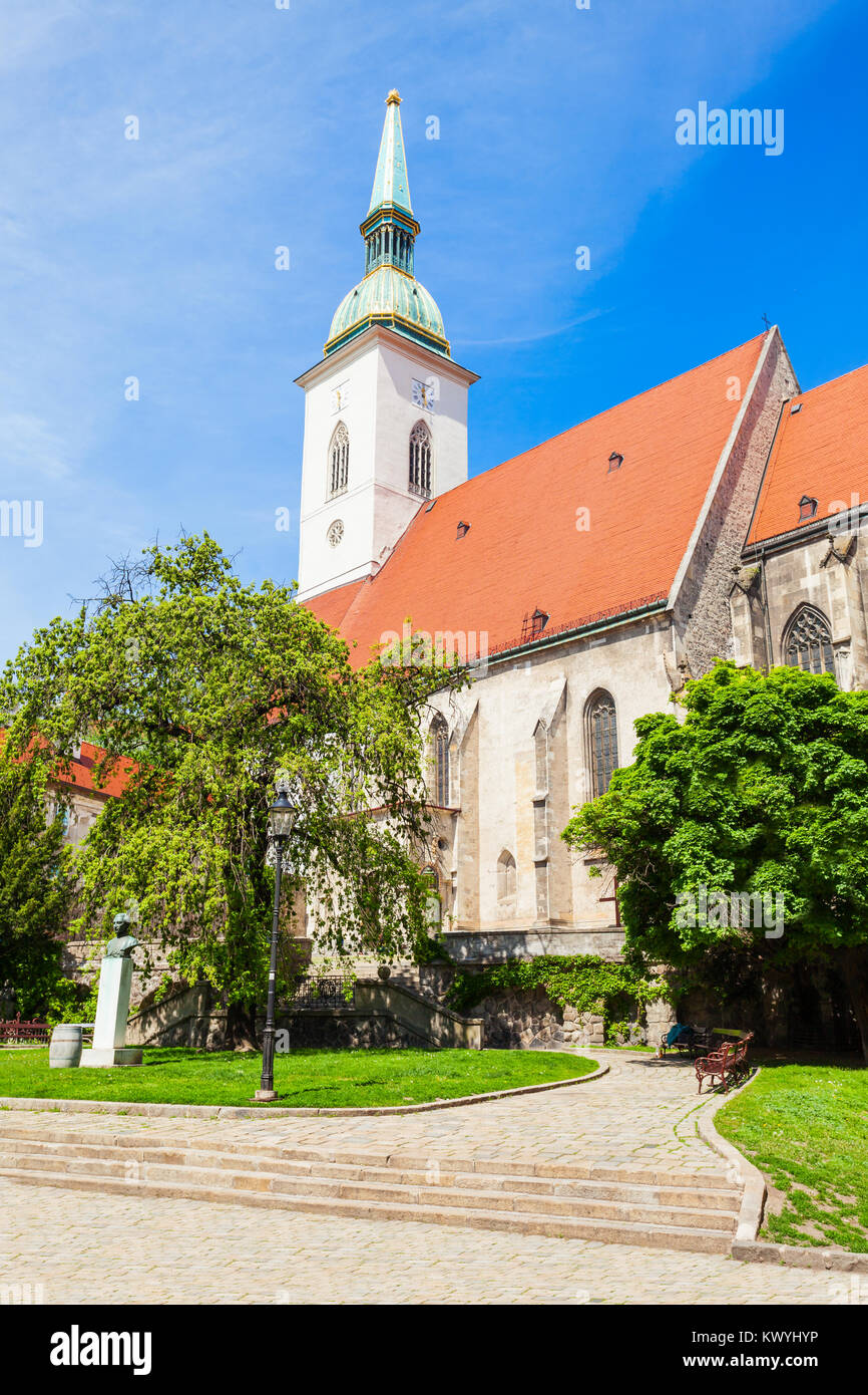 The St. Martin Cathedral is a roman catholic church in Bratislava ...