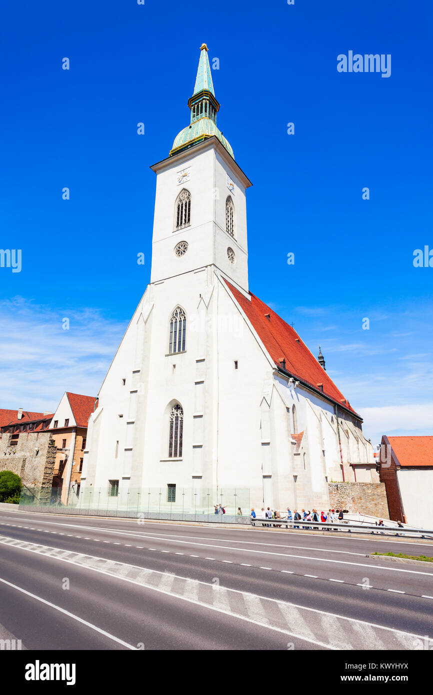 The St. Martin Cathedral is a roman catholic church in Bratislava ...