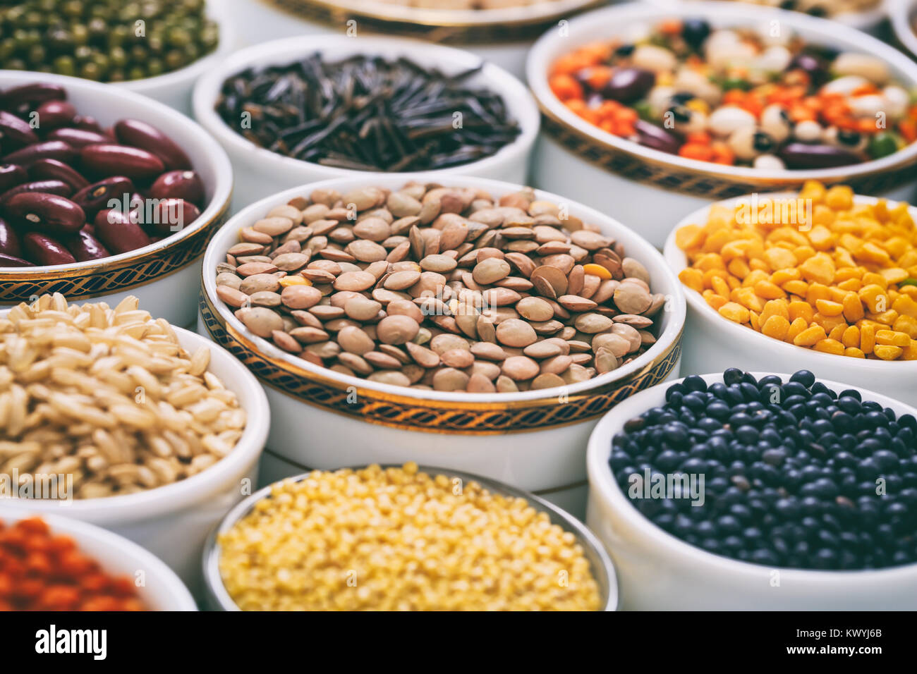 Legumes variety assortment pulses hi-res stock photography and images ...