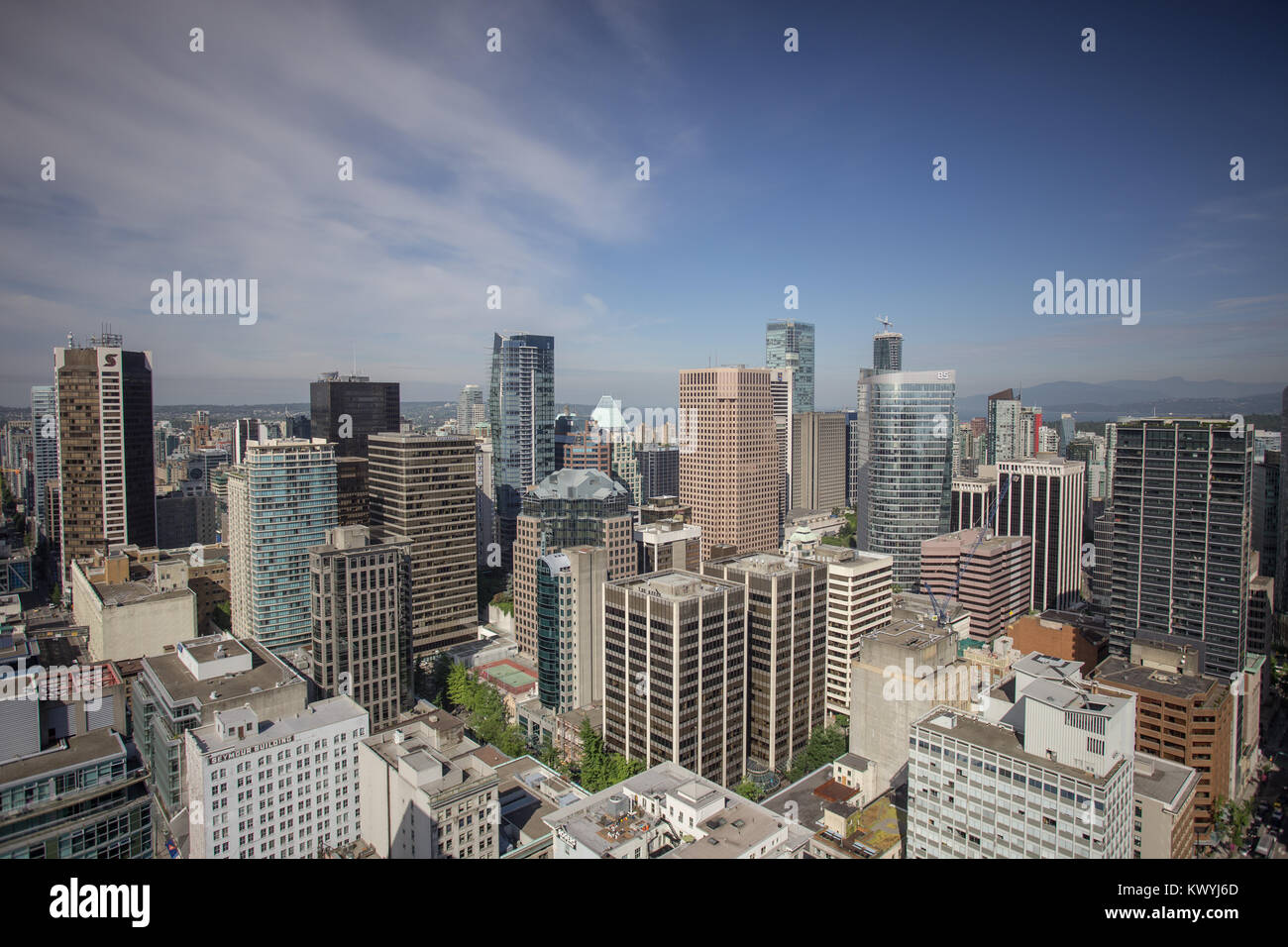 Vancouver from up high Stock Photo - Alamy