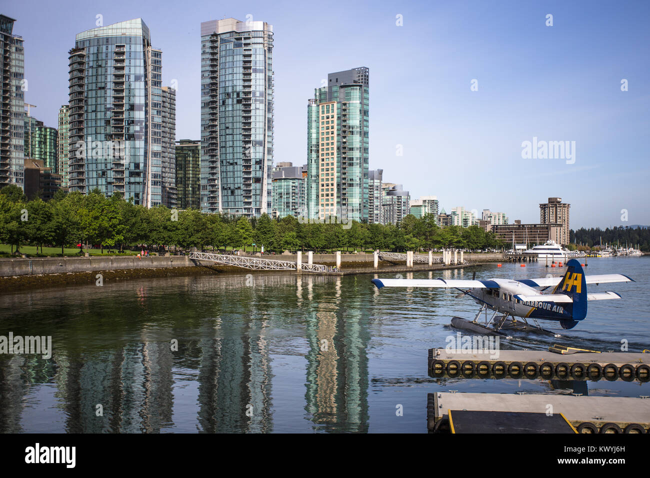 Vancouver from up high Stock Photo - Alamy