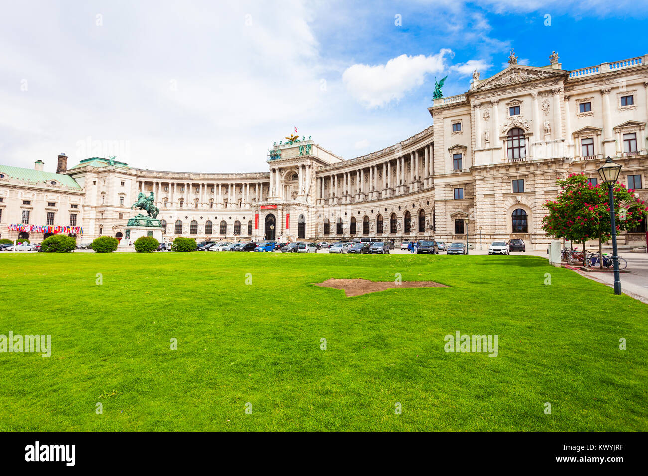 The Hofburg is the imperial palace in Heldenplatz square in the centre ...