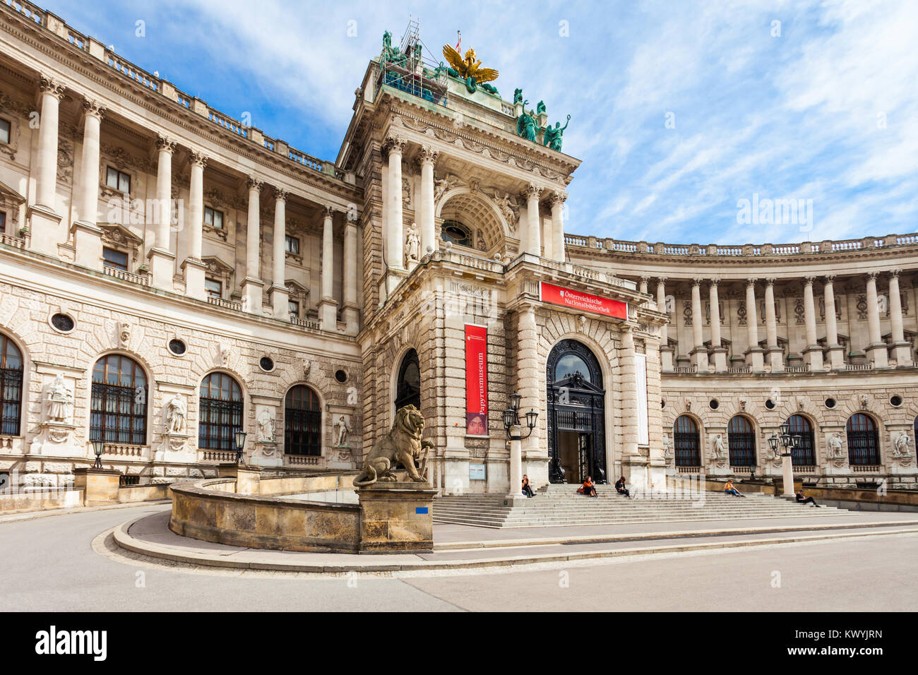 The Hofburg is the imperial palace in Heldenplatz square in the centre ...