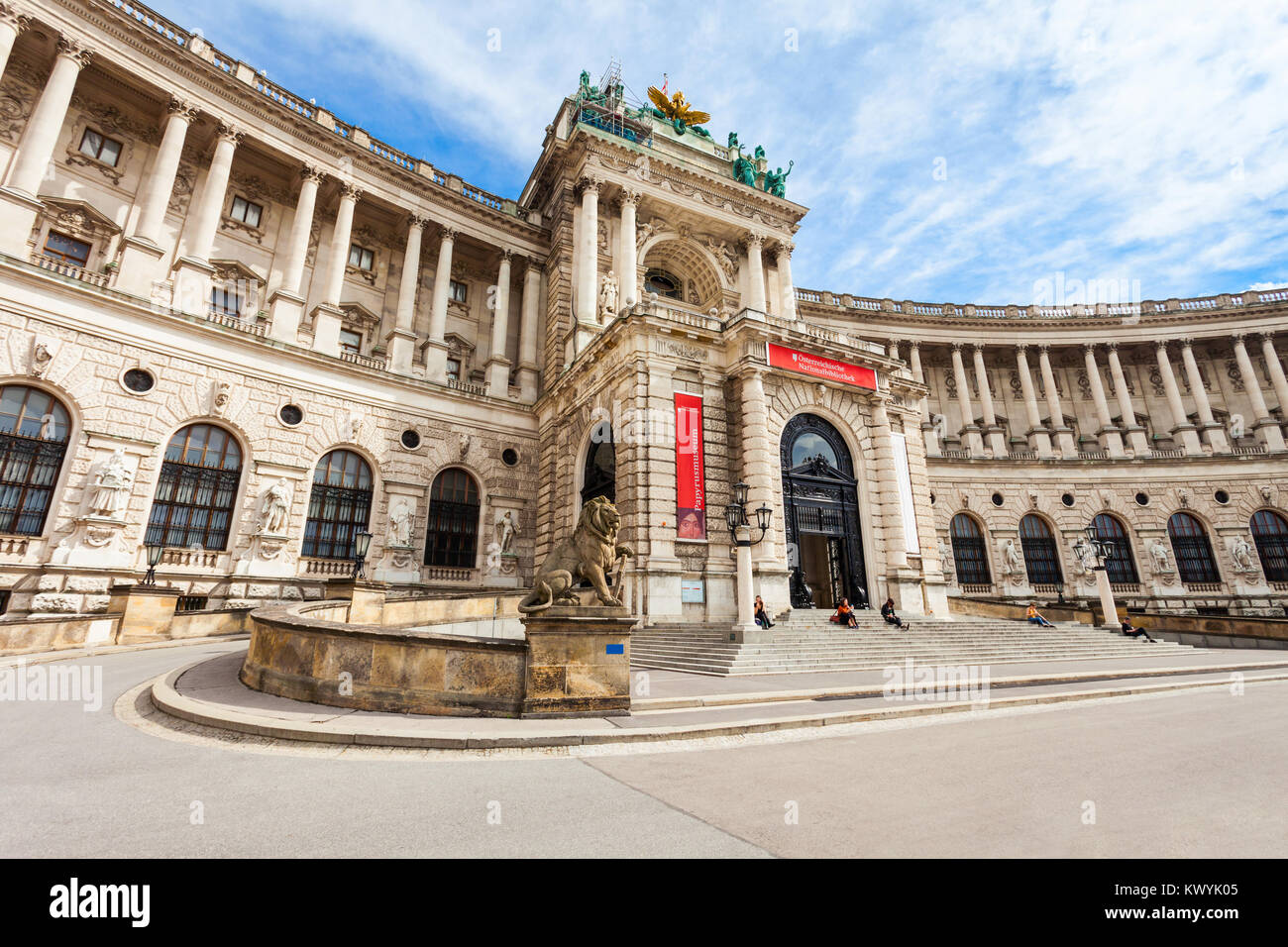 The Hofburg is the imperial palace in Heldenplatz square in the centre ...