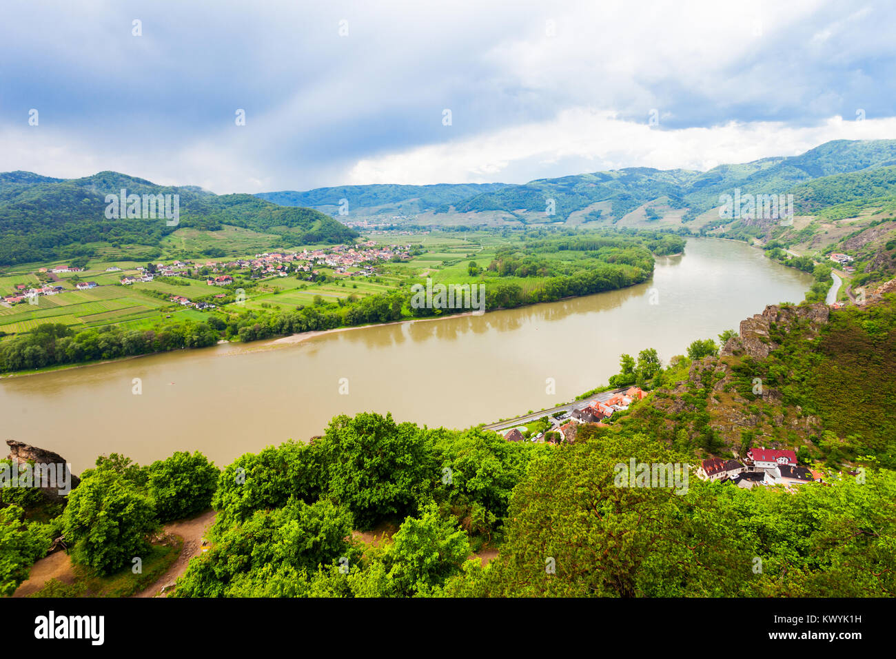 Durnstein castle hi-res stock photography and images - Alamy