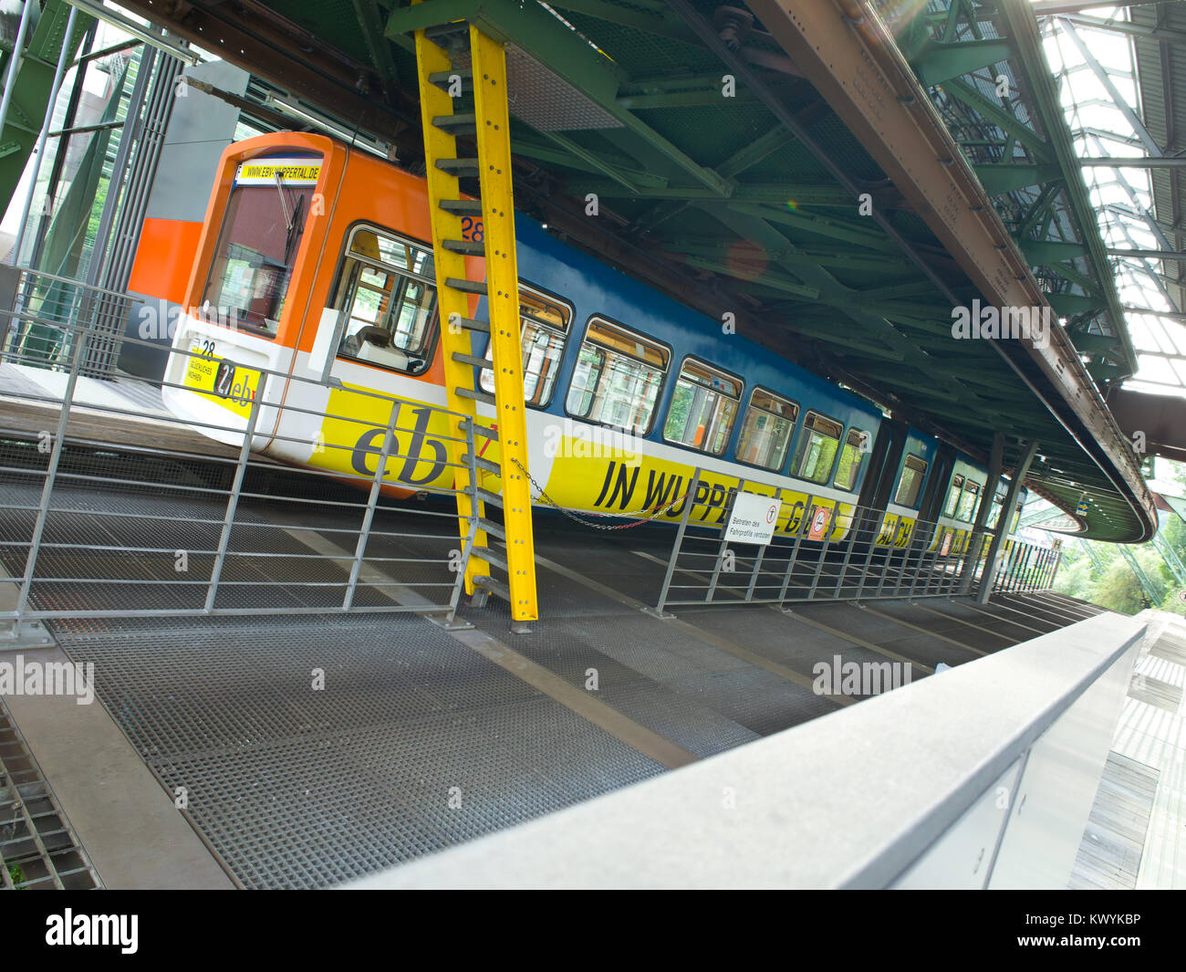 Wuppertal Public transport Mono rail Suspension railway Germany ...