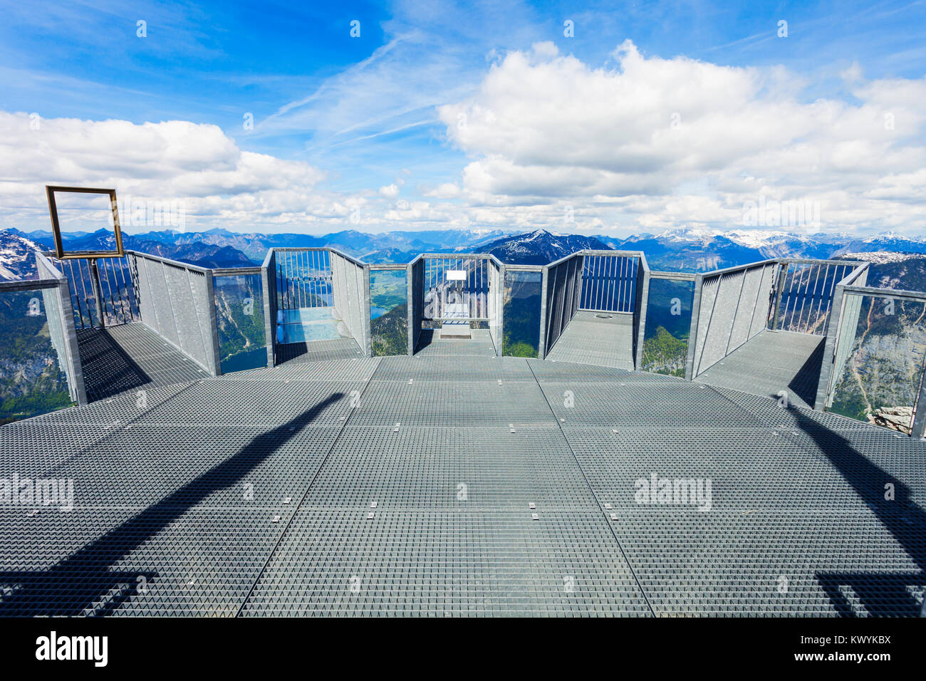 5 Fingers is a viewpoint platform in the Dachstein Mountains on Mount ...
