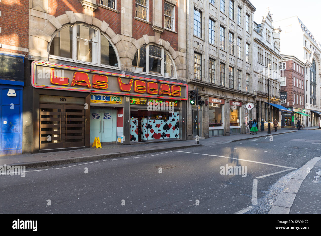 The Las Vegas Arcade in Wardour Street, Soho, London, England, UK Stock ...