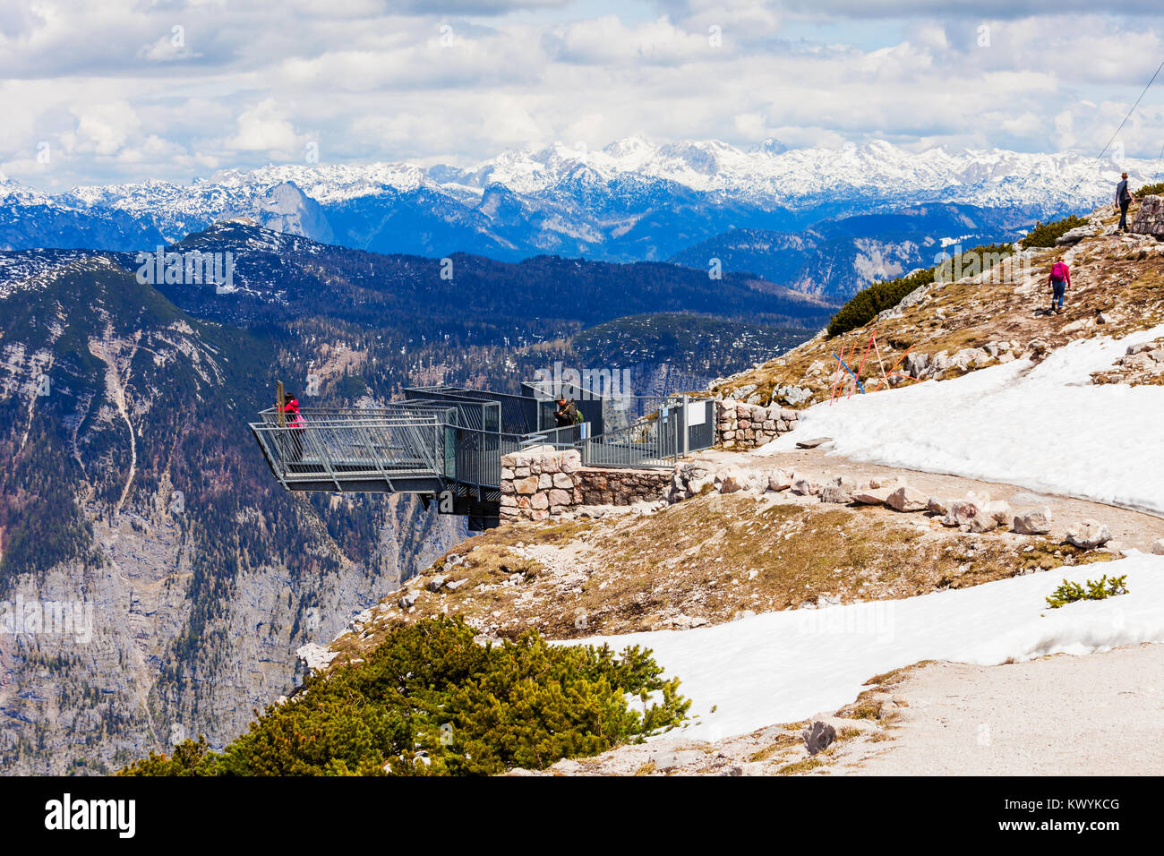 5 Fingers is a viewpoint platform in the Dachstein Mountains on Mount ...