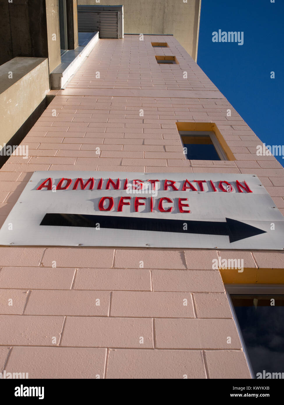 Administration Office Sign Stock Photo - Alamy
