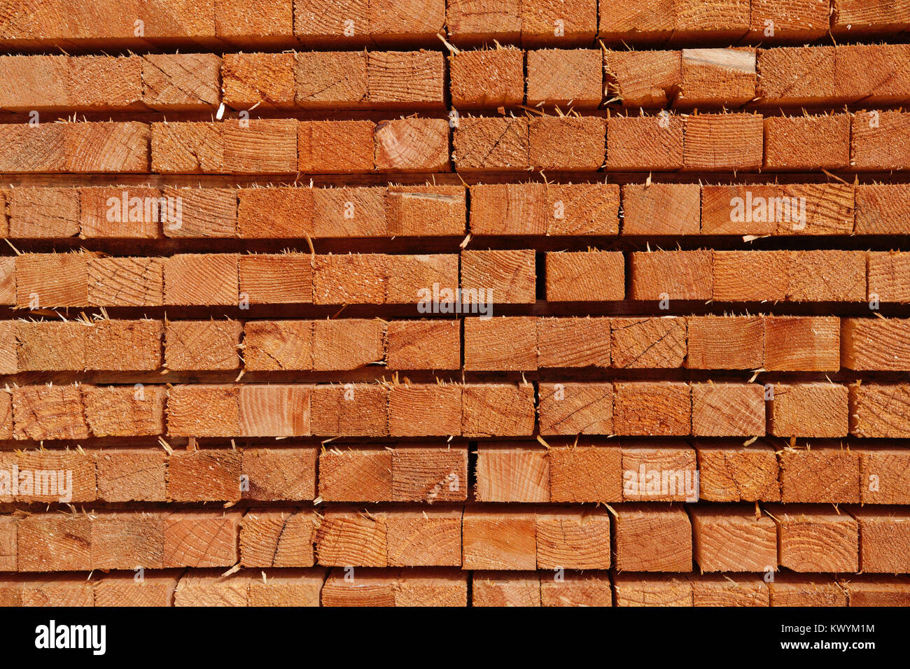 Closeup pattern of cutting red wood stack for background Stock Photo ...