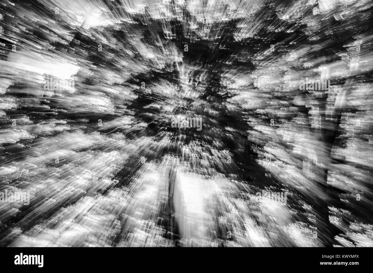 Black and white abstract movement pattern background Stock Photo - Alamy