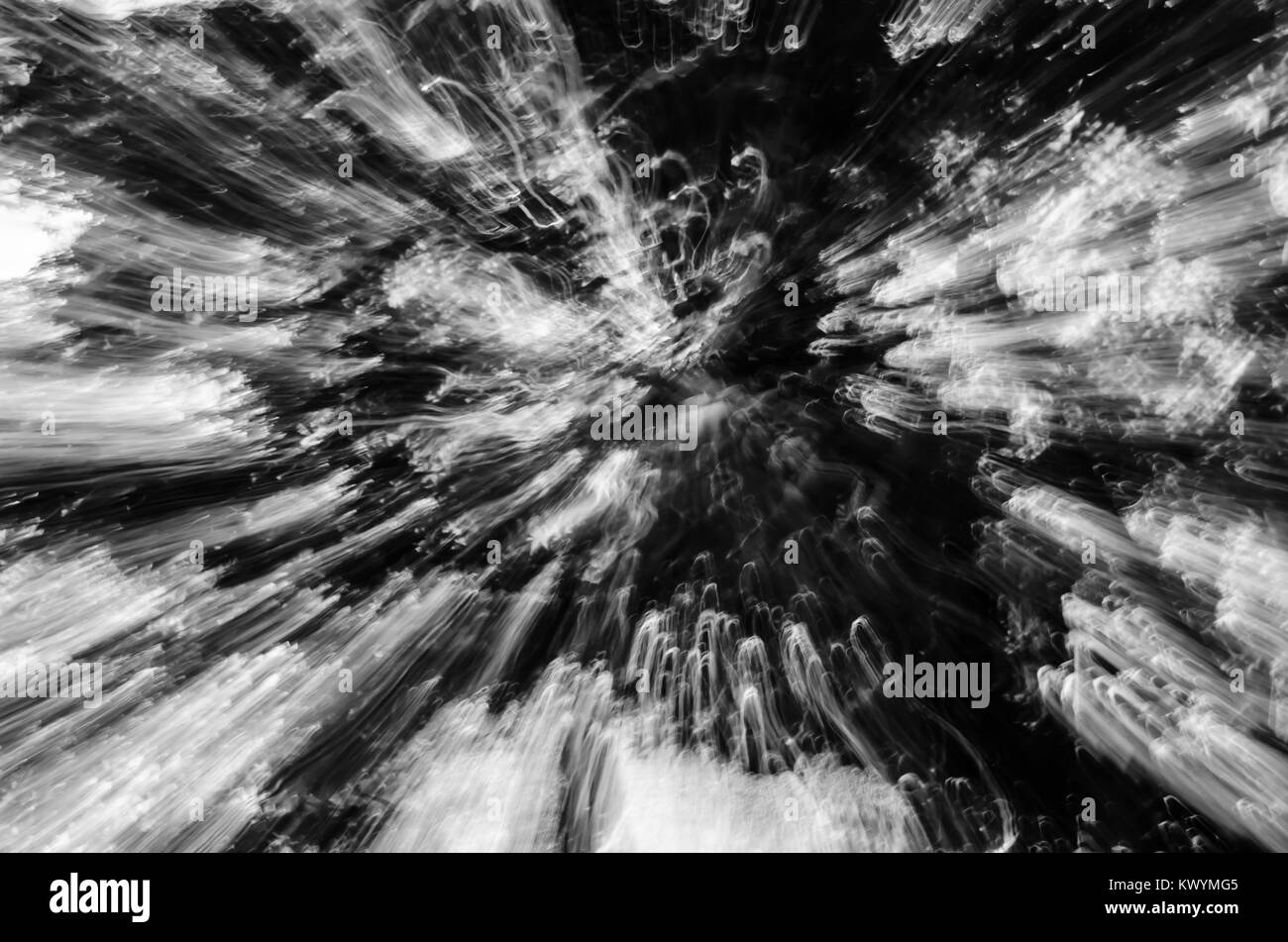 Black and white abstract movement pattern background Stock Photo - Alamy