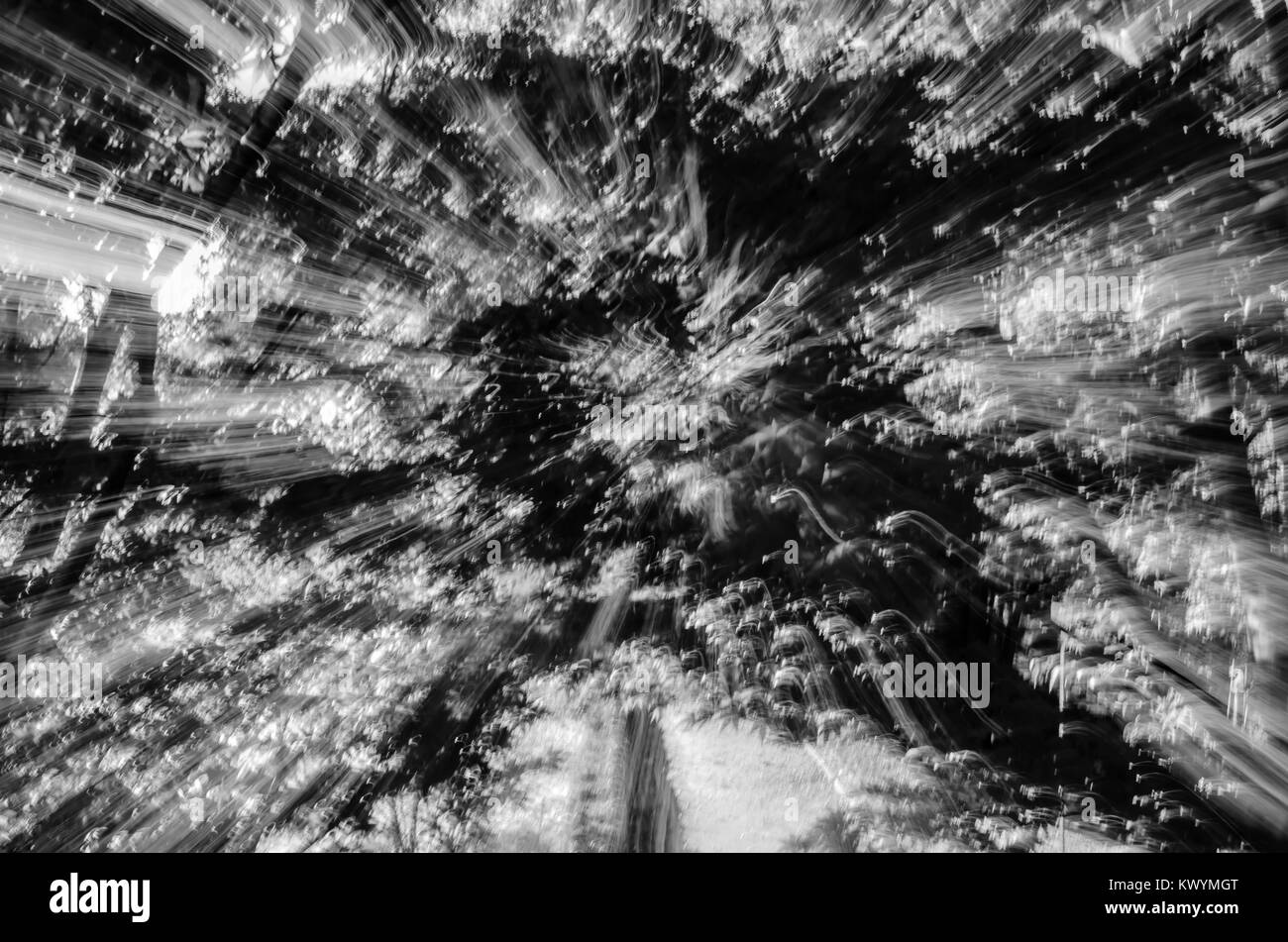 Black and white abstract movement pattern background Stock Photo - Alamy