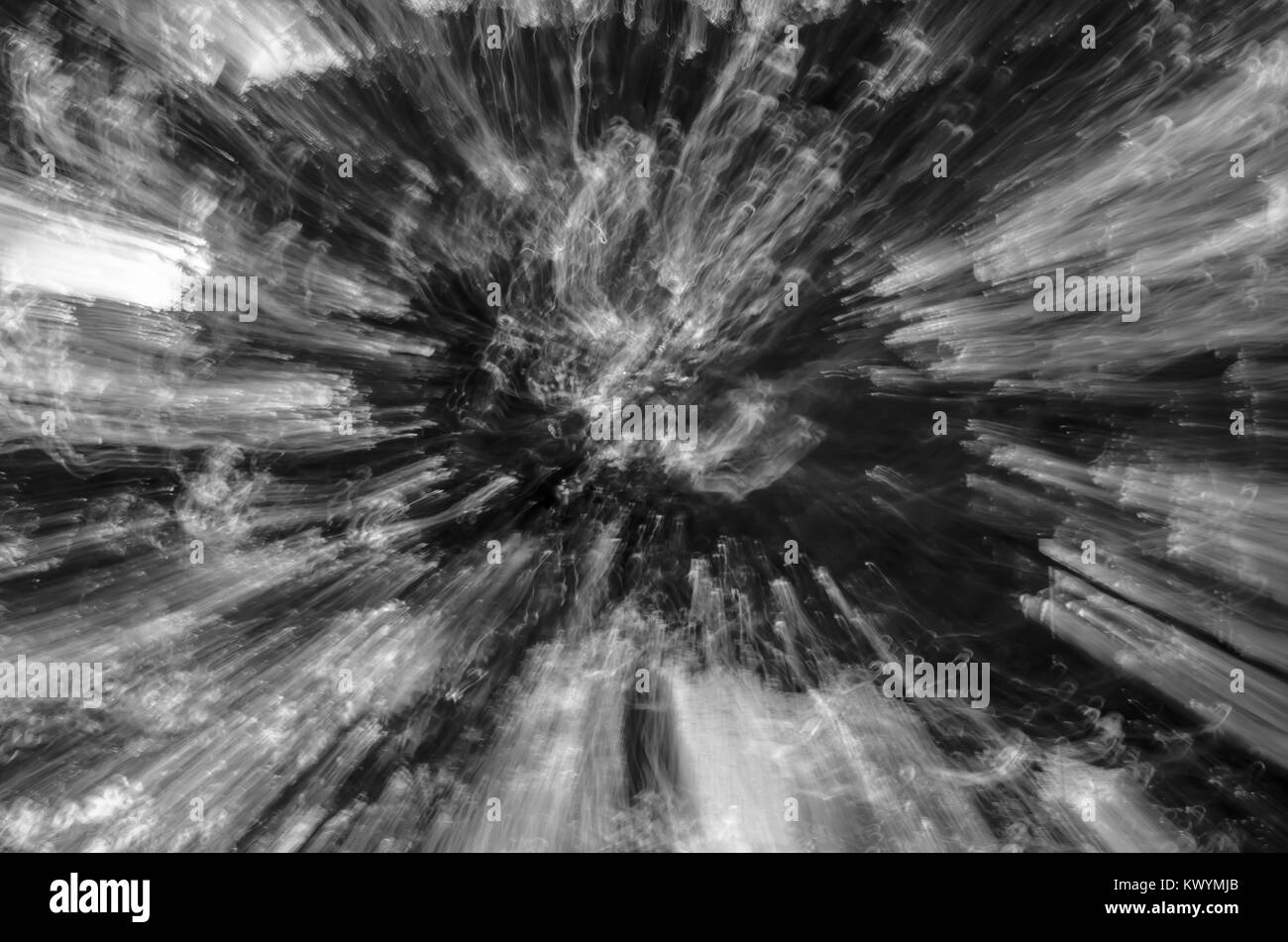 Black and white abstract movement pattern background Stock Photo - Alamy
