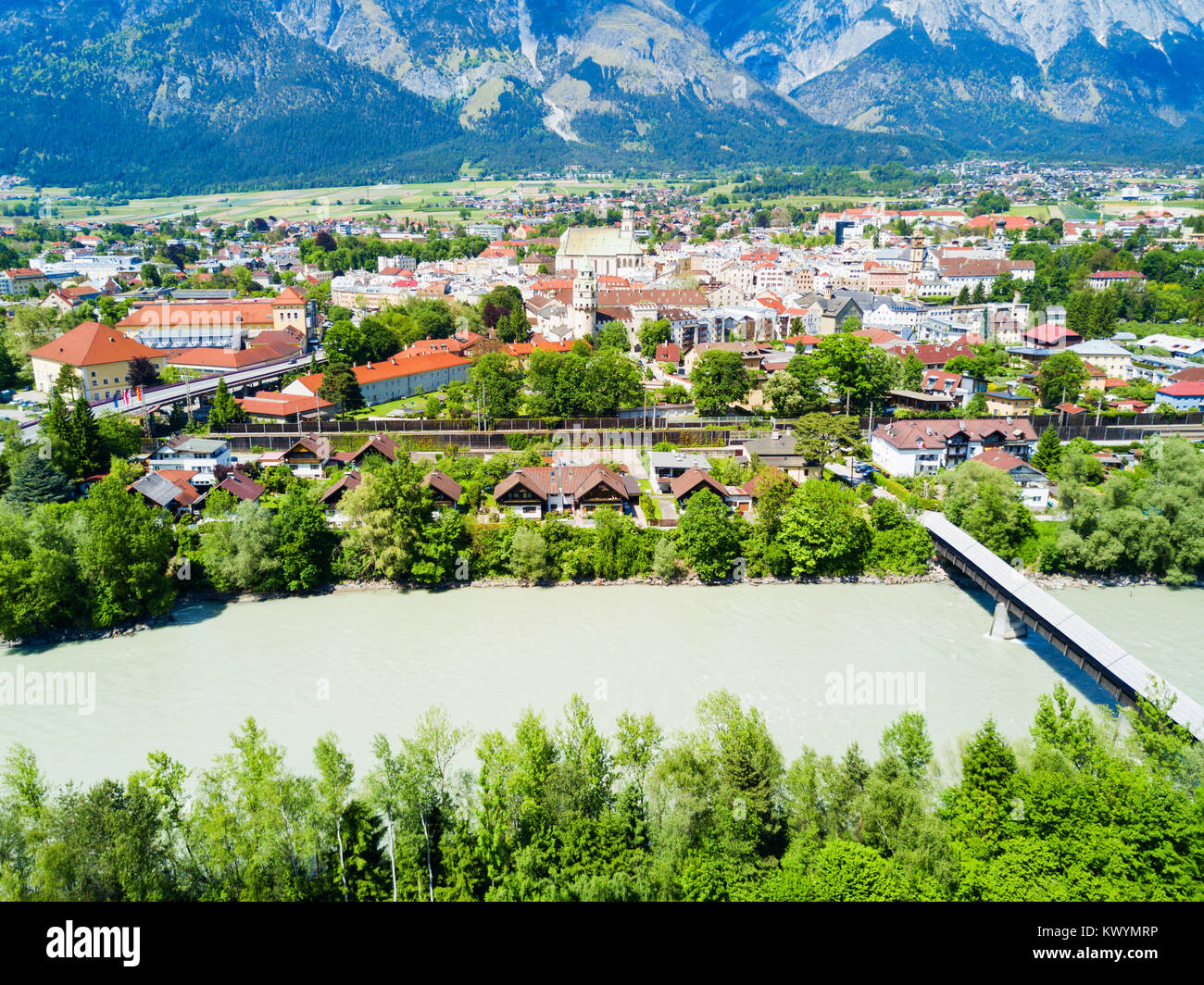 Town view with inn valley hi-res stock photography and images - Alamy