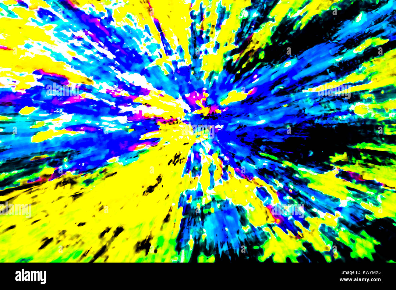 Colorful abstract movement pattern, vibrant textured illustration Stock ...