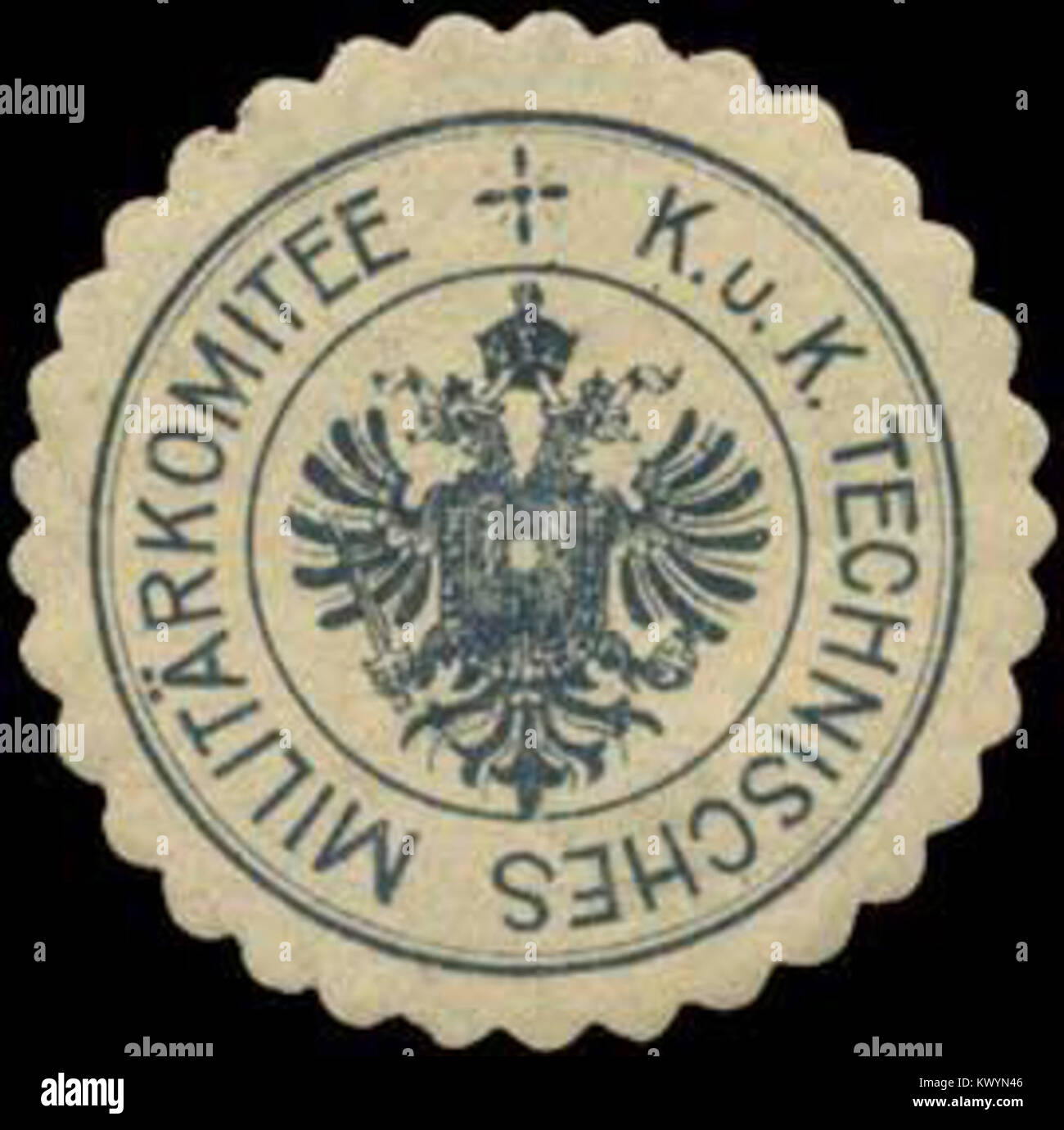 Seal of the Austro-Hungarian K.u.K. Technical Military Committee ...