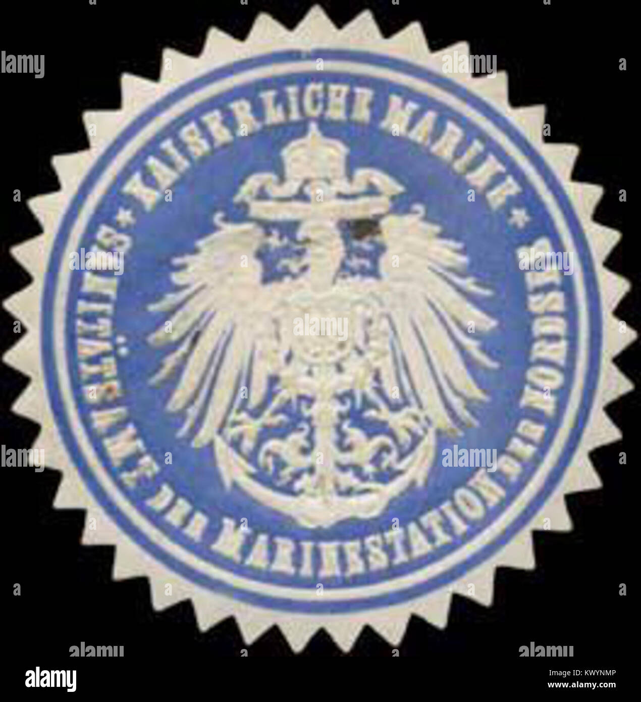 This seal was used by the Royal Prussian Naval Medical Office of the ...