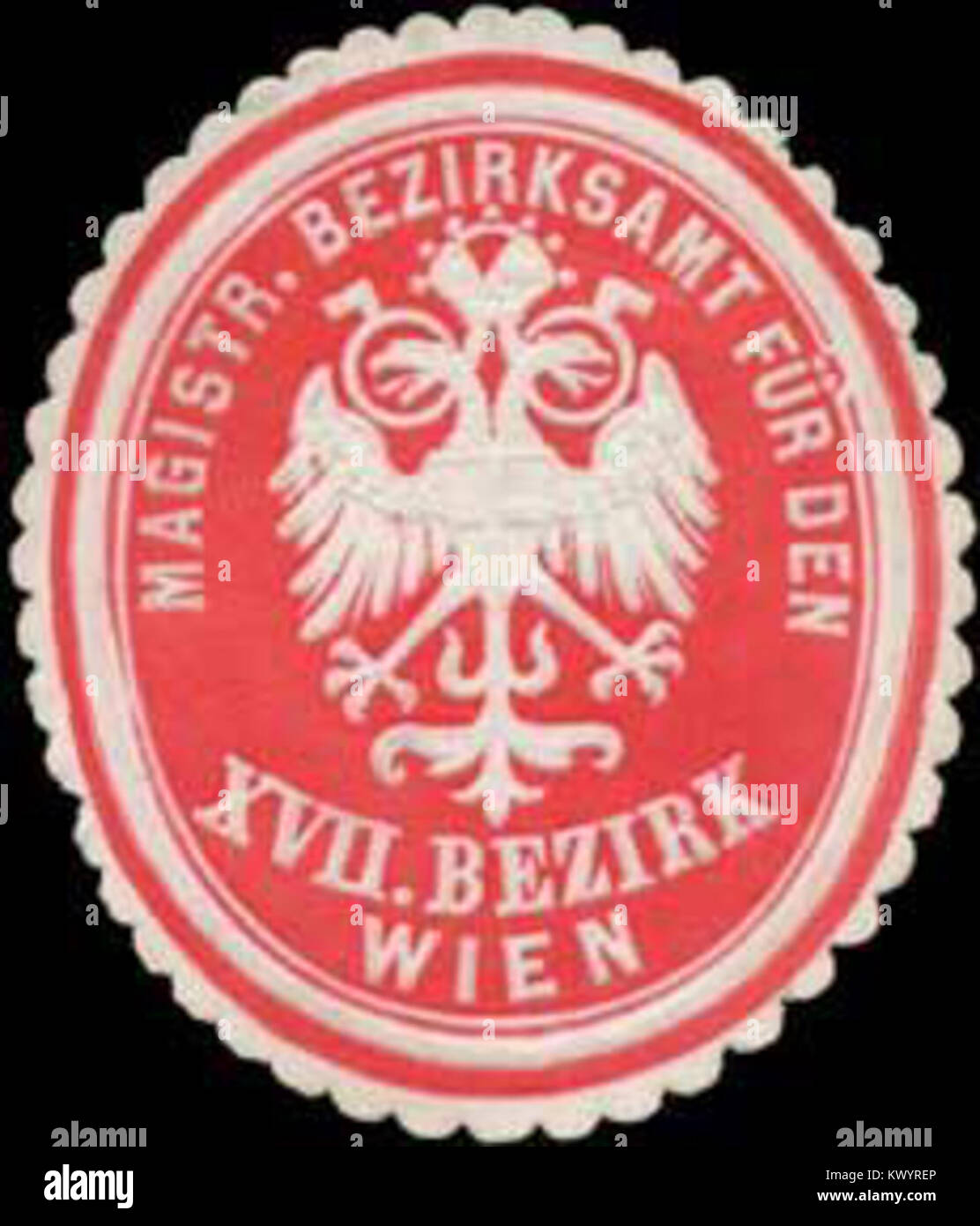 A stamp used by the Magistrate's District Office for the 17th District ...