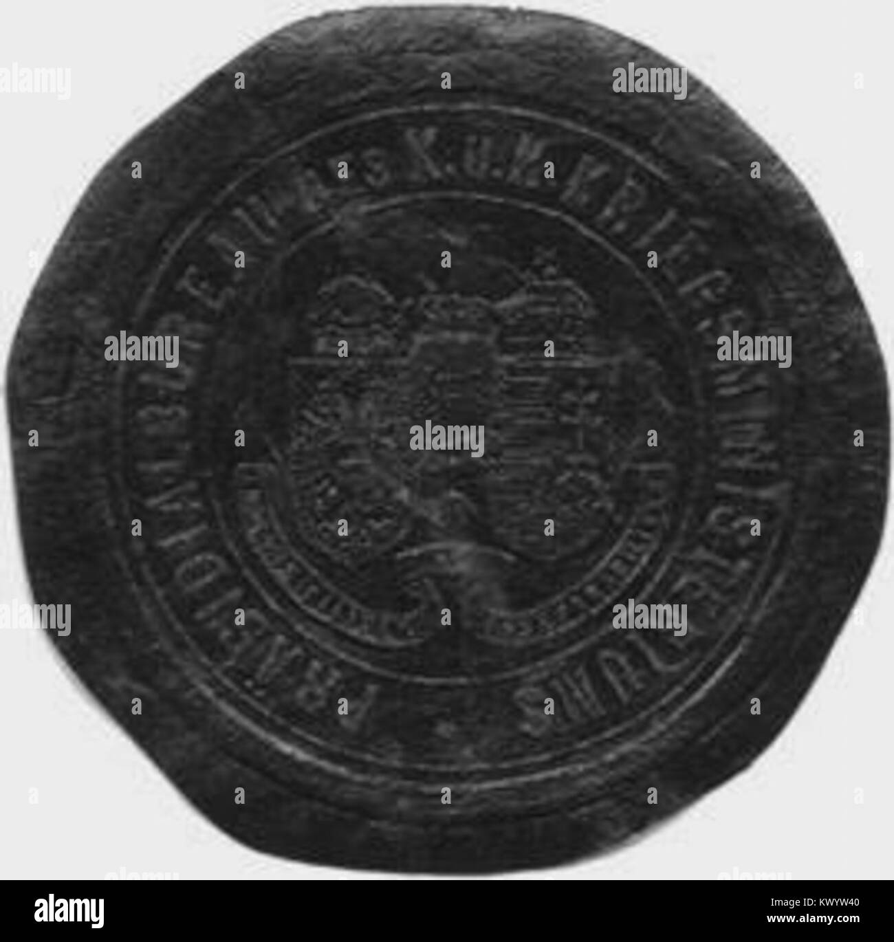 This document features the official seal of the Presidential Bureau of ...