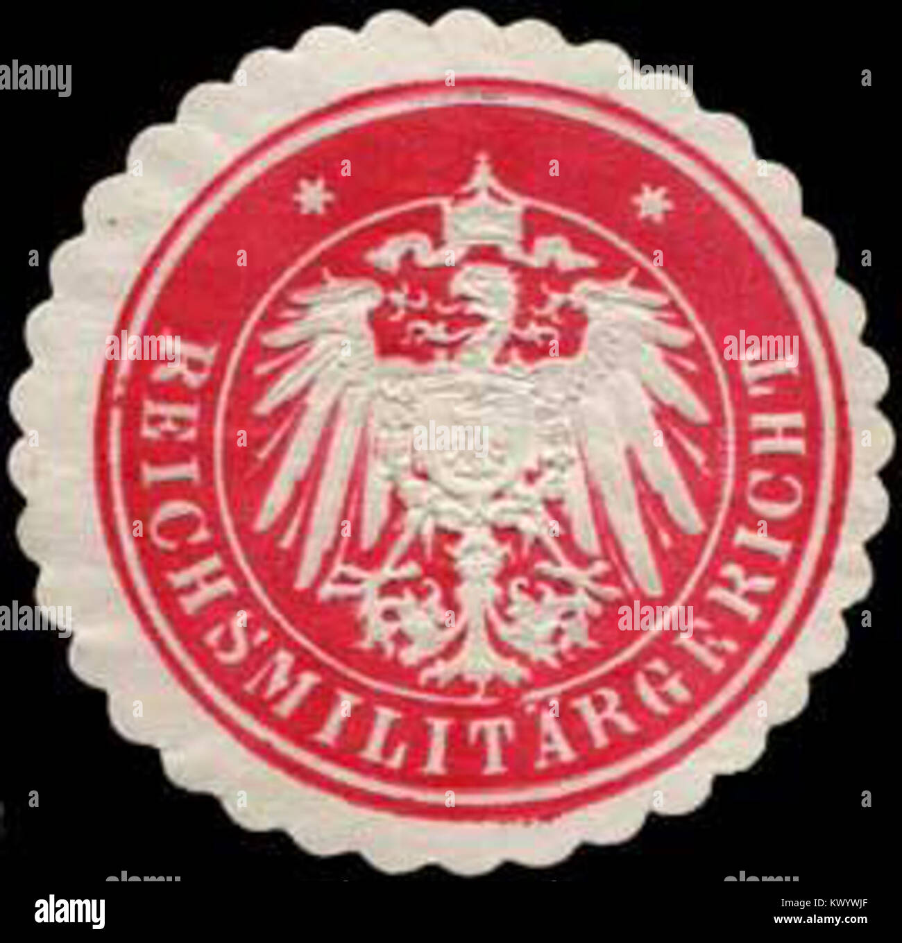 Seal of the Reich Military Court (Reichsmilitärgericht) in Germany ...