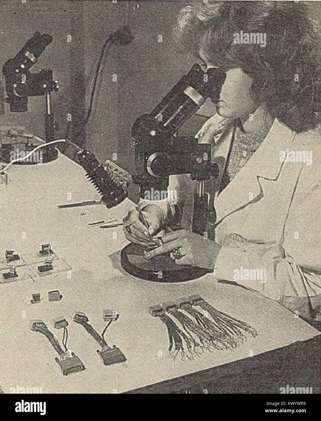 'Meramat, Production of Ferrite Heads' documents the process of ...