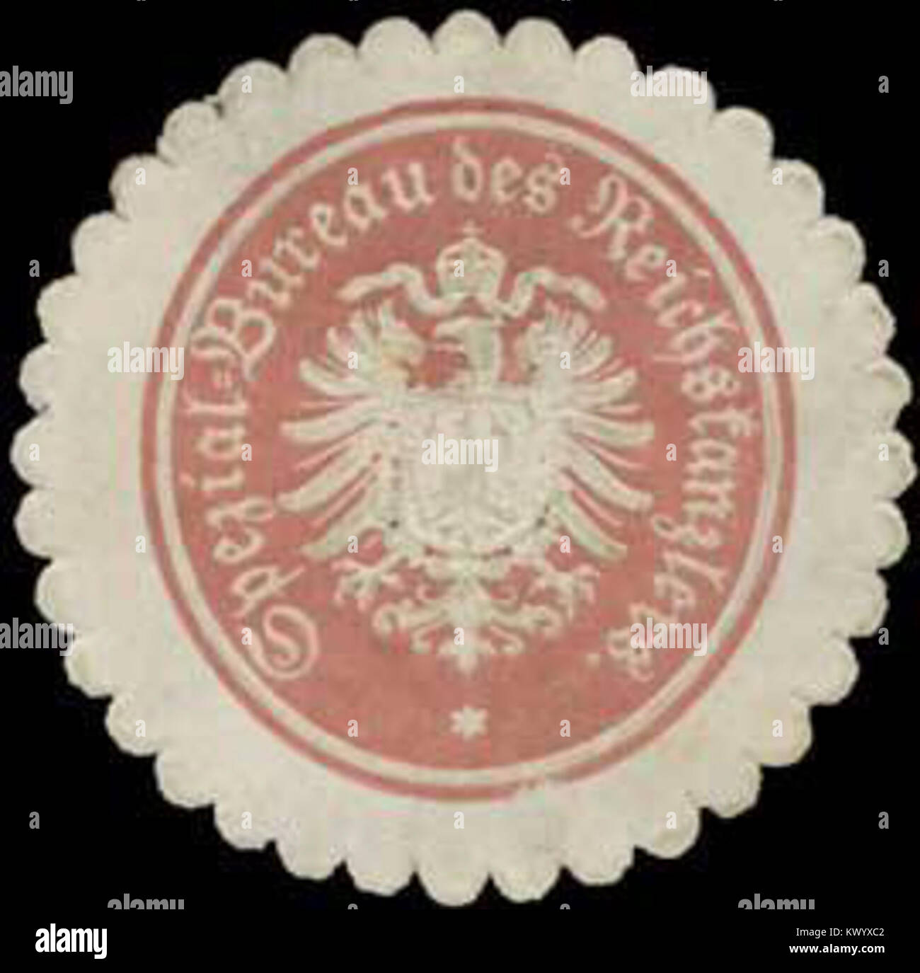 This seal mark, associated with the Special Bureau of the Chancellor's ...