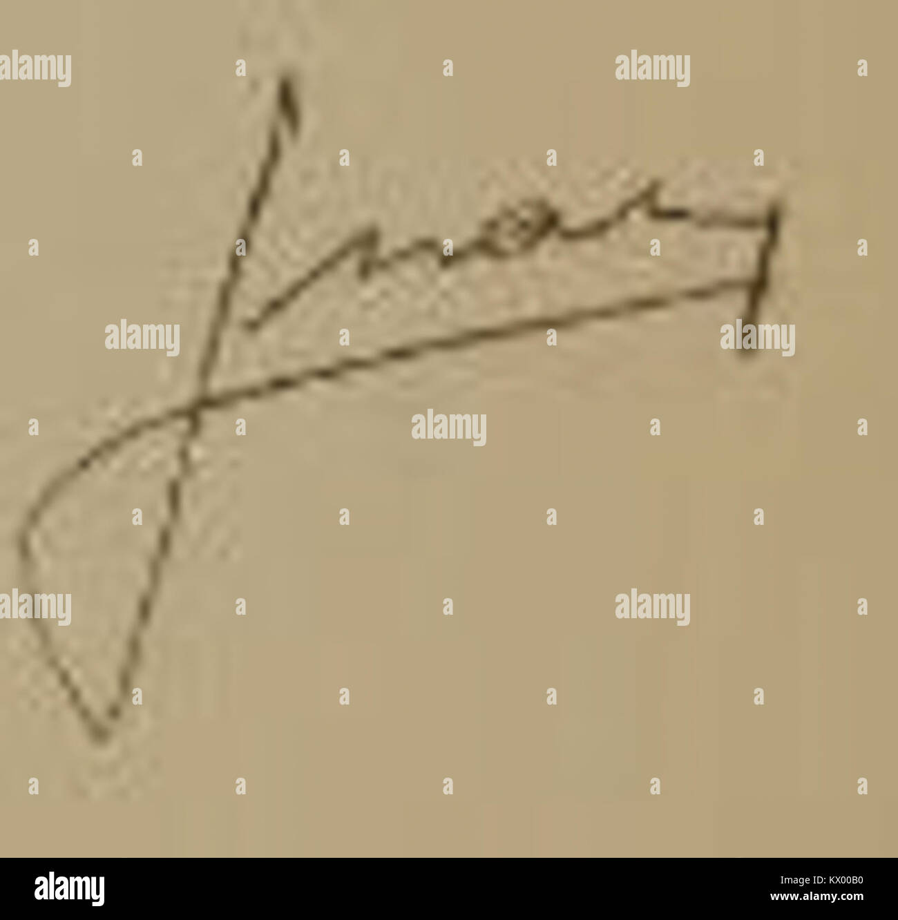 This item is the signature of Infante Juan of Spain, the Count of ...