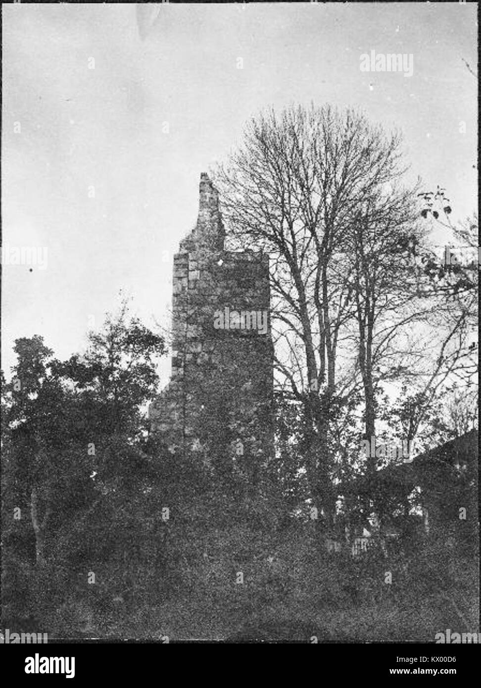 The ruins of St. Lawrence’s Church (Sankt Lars kyrkoruin) in Sigtuna ...