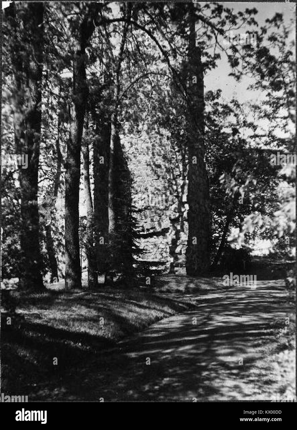 Archaeological ruins early christian Black and White Stock Photos ...
