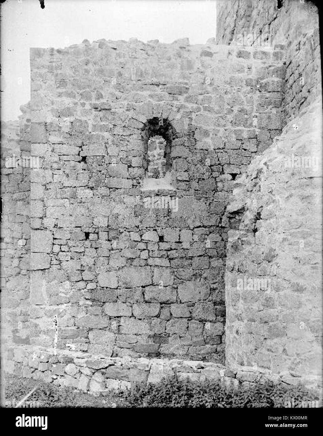 St. Peter’s Church ruins in Sigtuna, Sweden, are preserved medieval ...