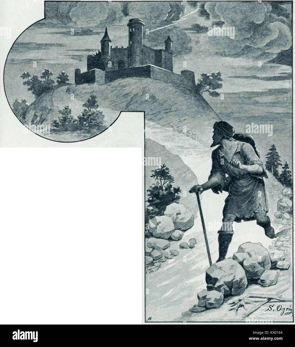 Simon Ogrin - Ukleti grajščak II Stock Photo - Alamy