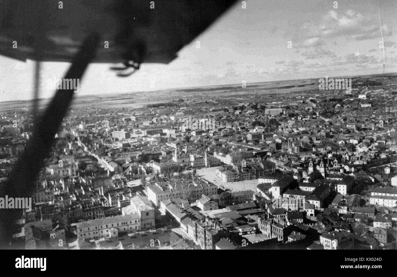 The image from Miensk, Vysokaje Miesta in 1941 depicts significant ...