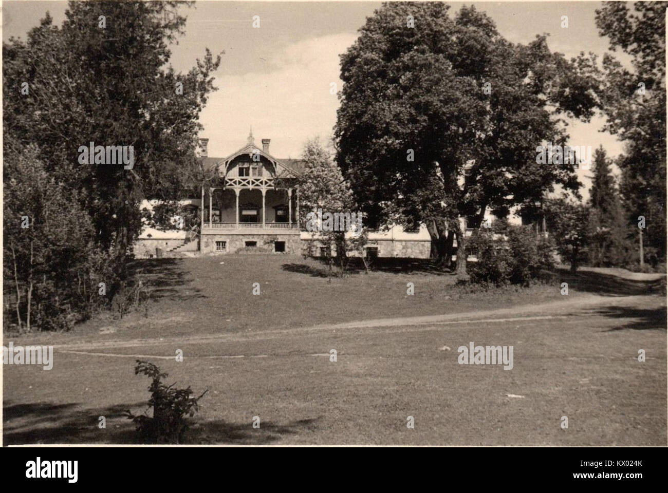 This photograph shows Miensk (Minsk) during World War II (1941-44 ...
