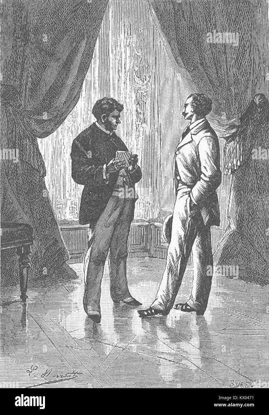 'Mathias Sandorf' by Léon Benett 012 Stock Photo - Alamy