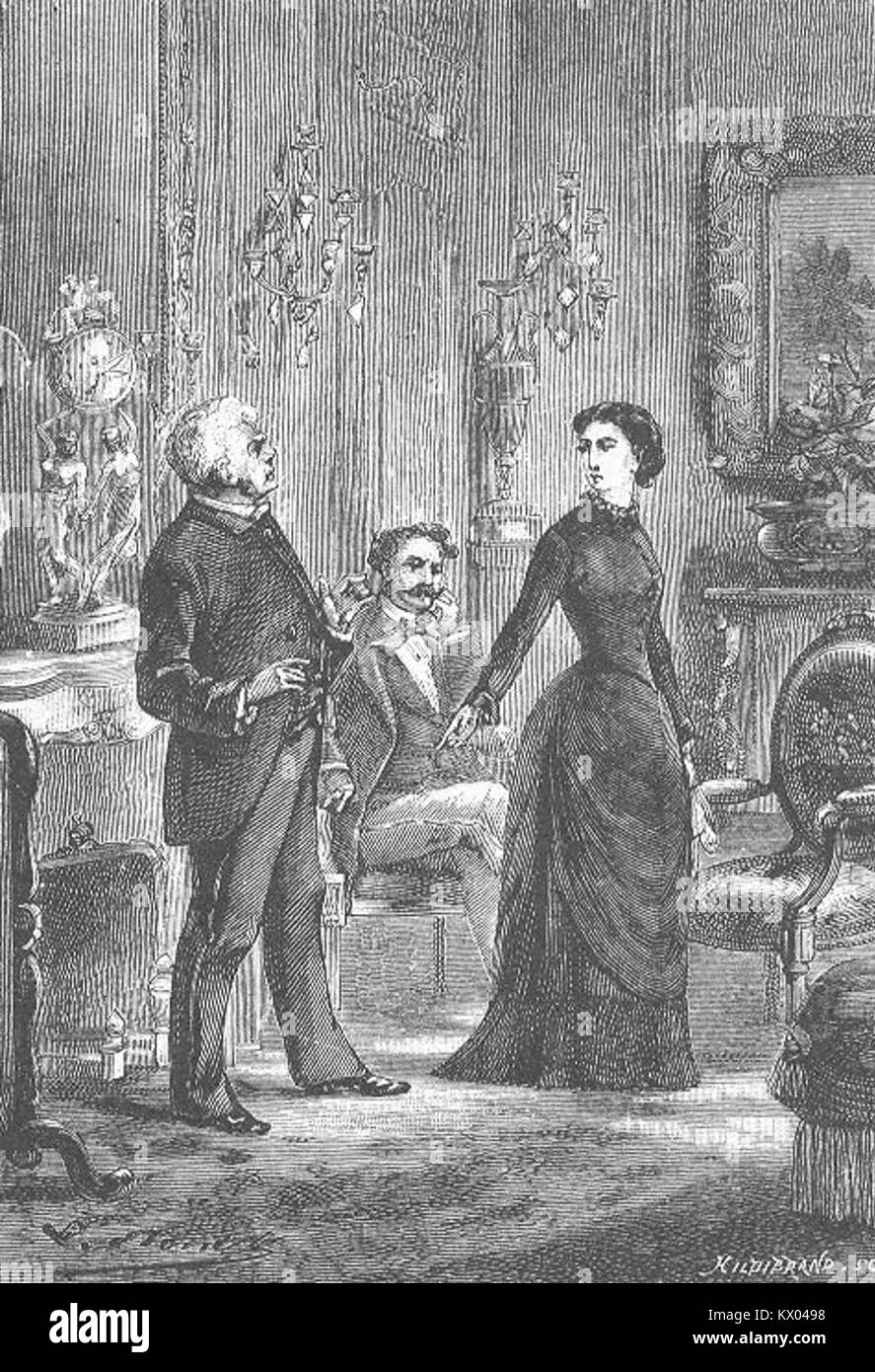 'Mathias Sandorf' is a serialized work illustrated by Léon Benett ...