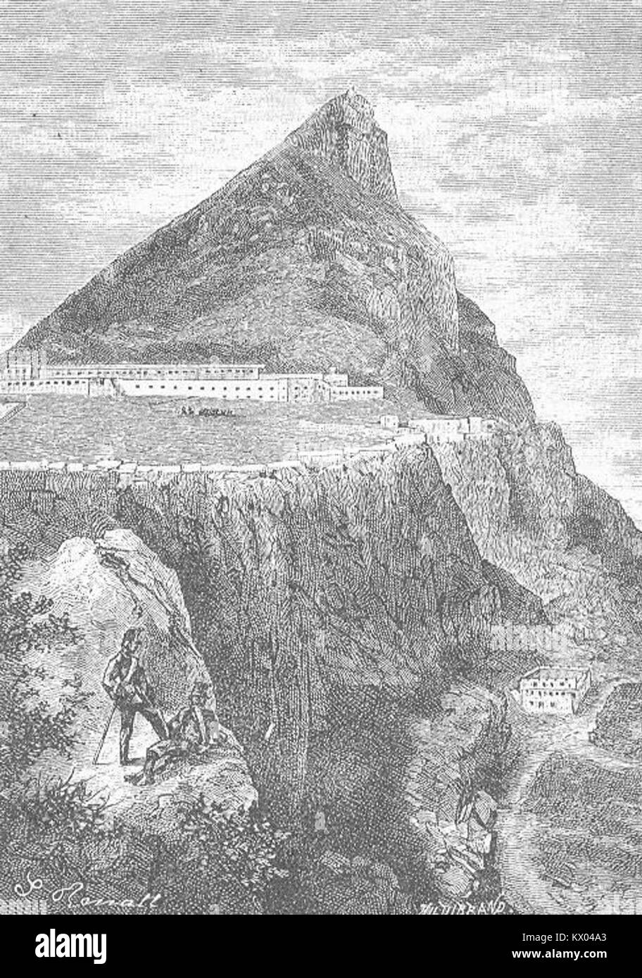 Illustration by Léon Benett for 'Mathias Sandorf,' depicting adventure ...