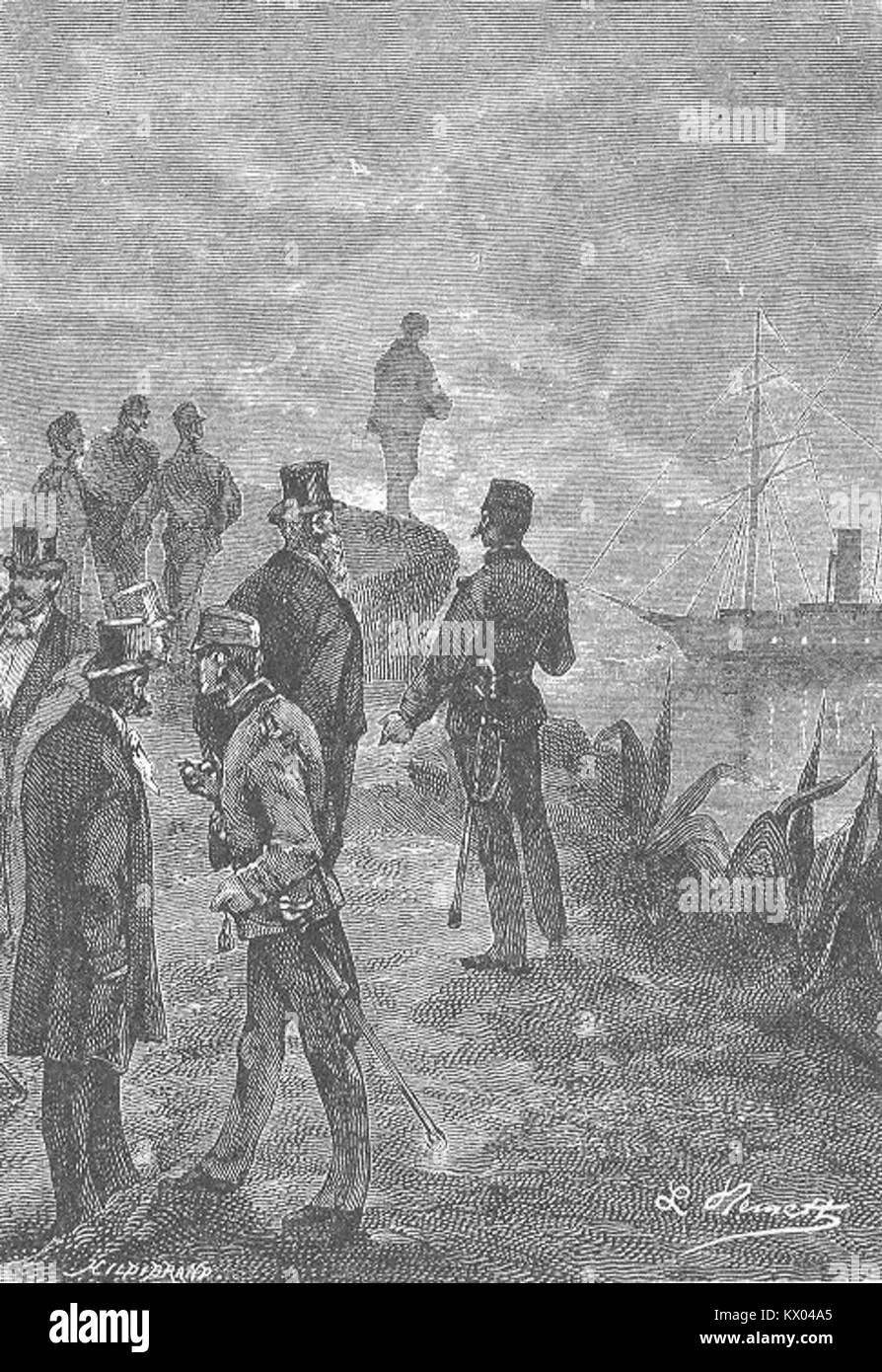 'Mathias Sandorf' is a novel by Jules Verne, illustrated by Léon Benett ...