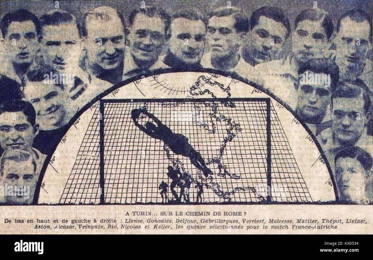 1934 world cup hi-res stock photography and images - Alamy